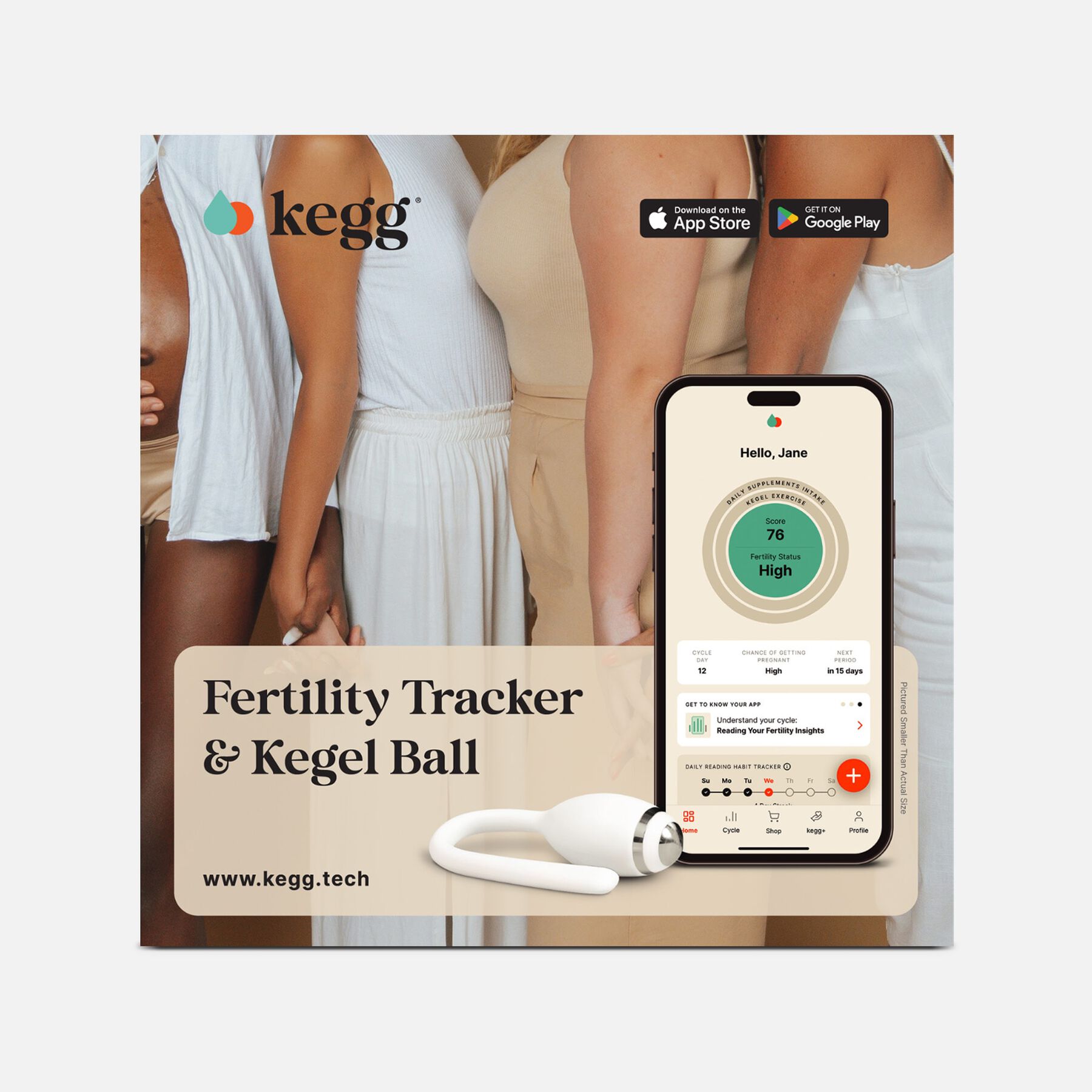 FSA Eligible kegg fertility tracker & kegel ball | FSA Store