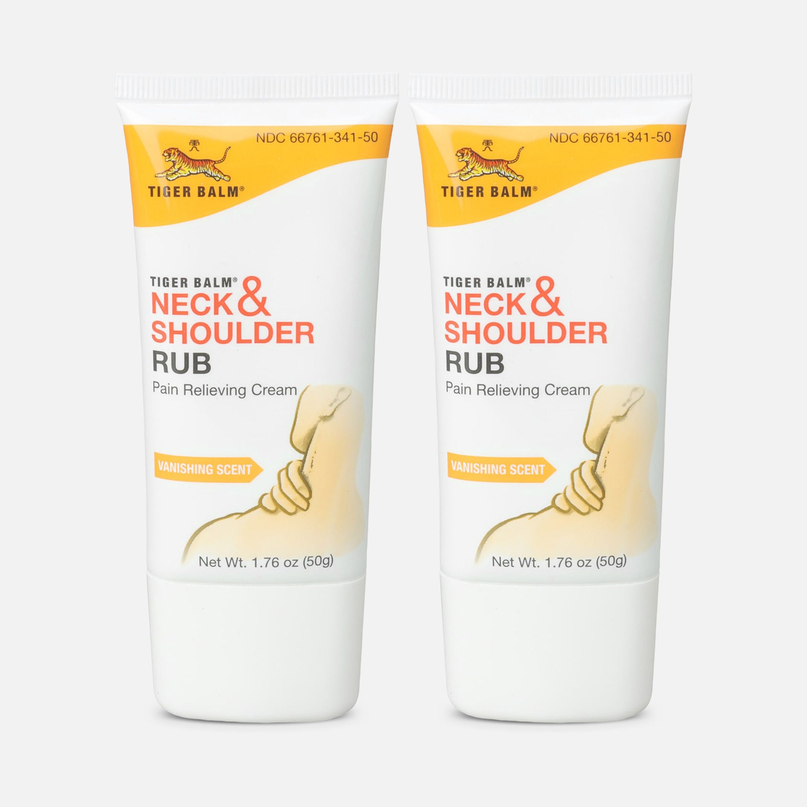 FSA Eligible Tiger Balm Neck & Shoulder Rub, 50G, 1.76 oz. (2-Pack ...