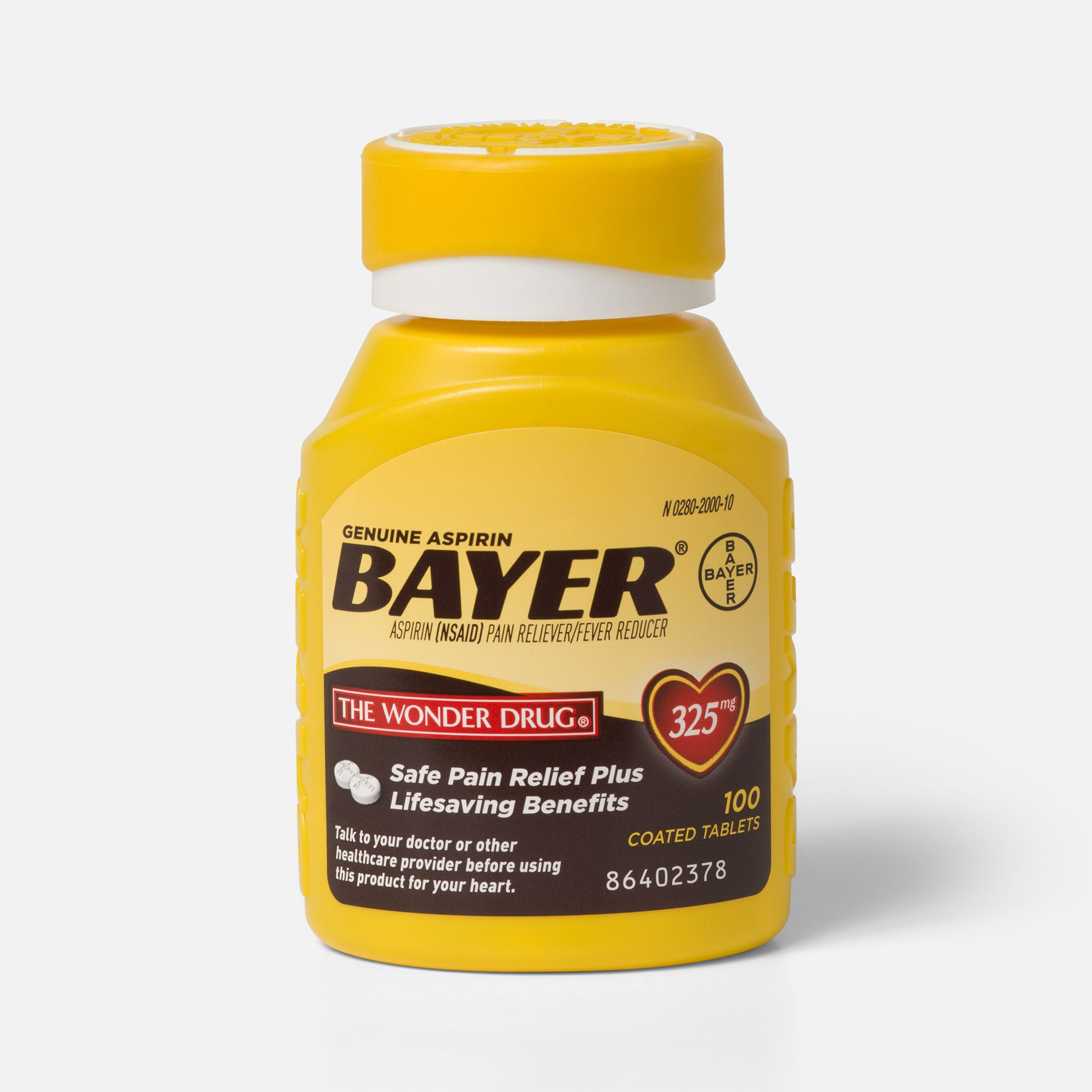 FSA Eligible Genuine Bayer Aspirin, 325 mg Tablets, 100 ct. | FSA Store