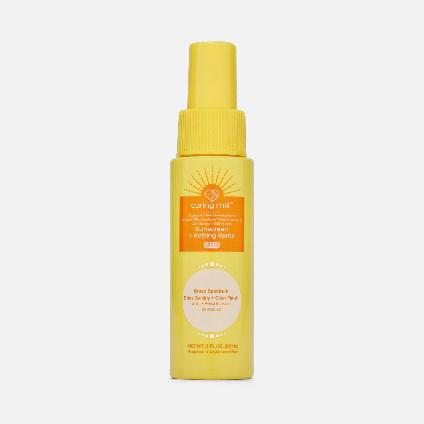 FSA Eligible Caring Mill™ Sunscreen Setting Spritz, SPF 45, 2 oz. | FSA ...