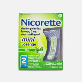 FSA Eligible Nicorette Nicotine Mini Lozenges, Mint, 2mg, 81 ct. | FSA ...