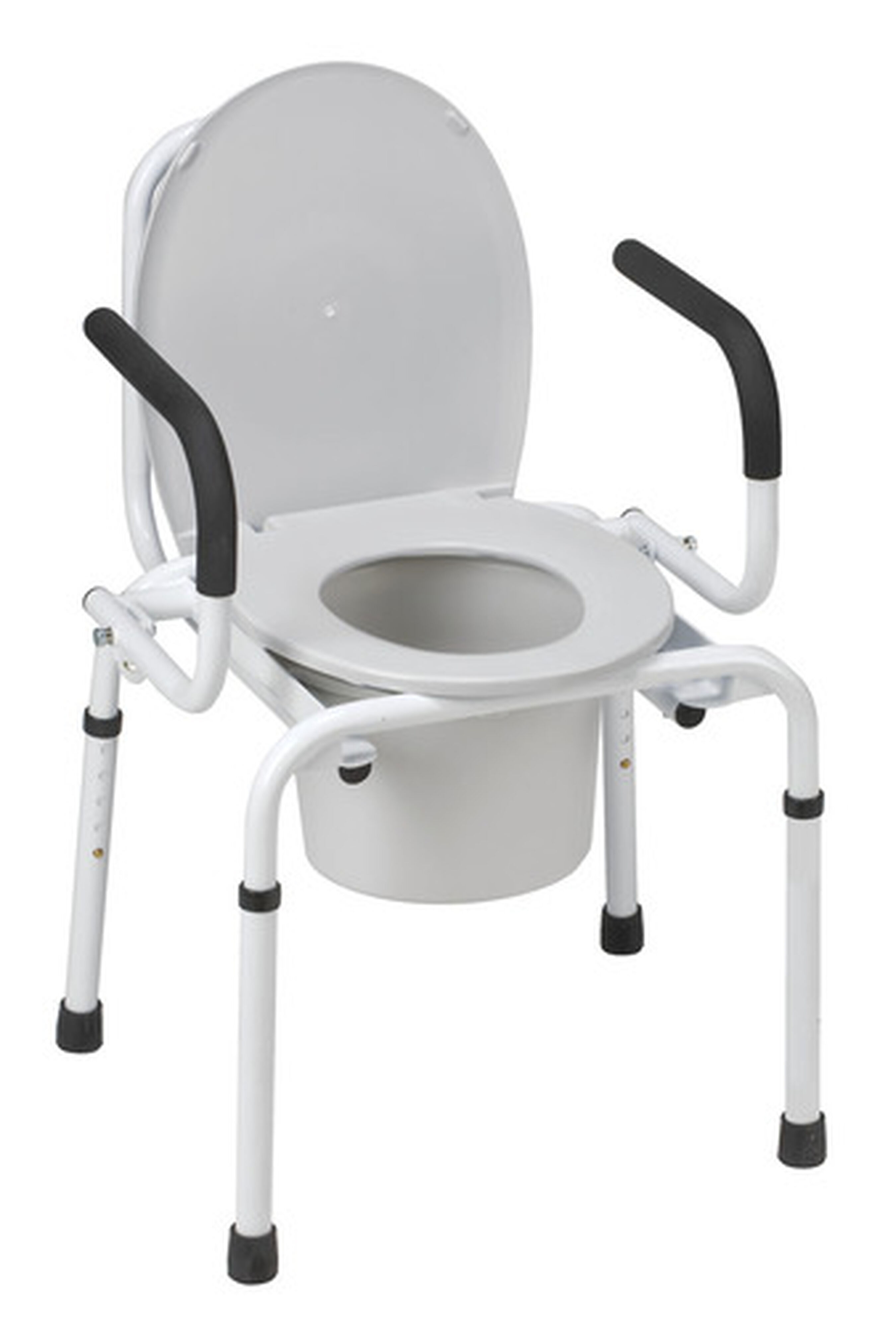 DMI® Steel Drop-Arm Bedside Commode