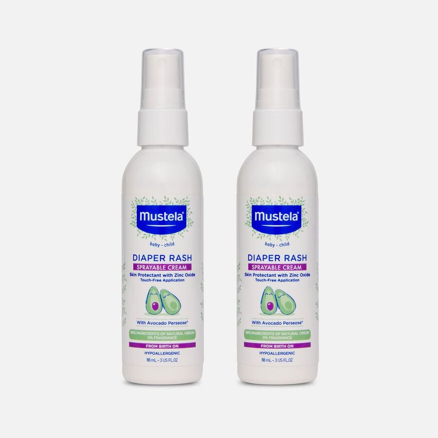FSA Eligible Mustela Diaper Rash Sprayable Cream, 3 fl oz. (2-Pack ...
