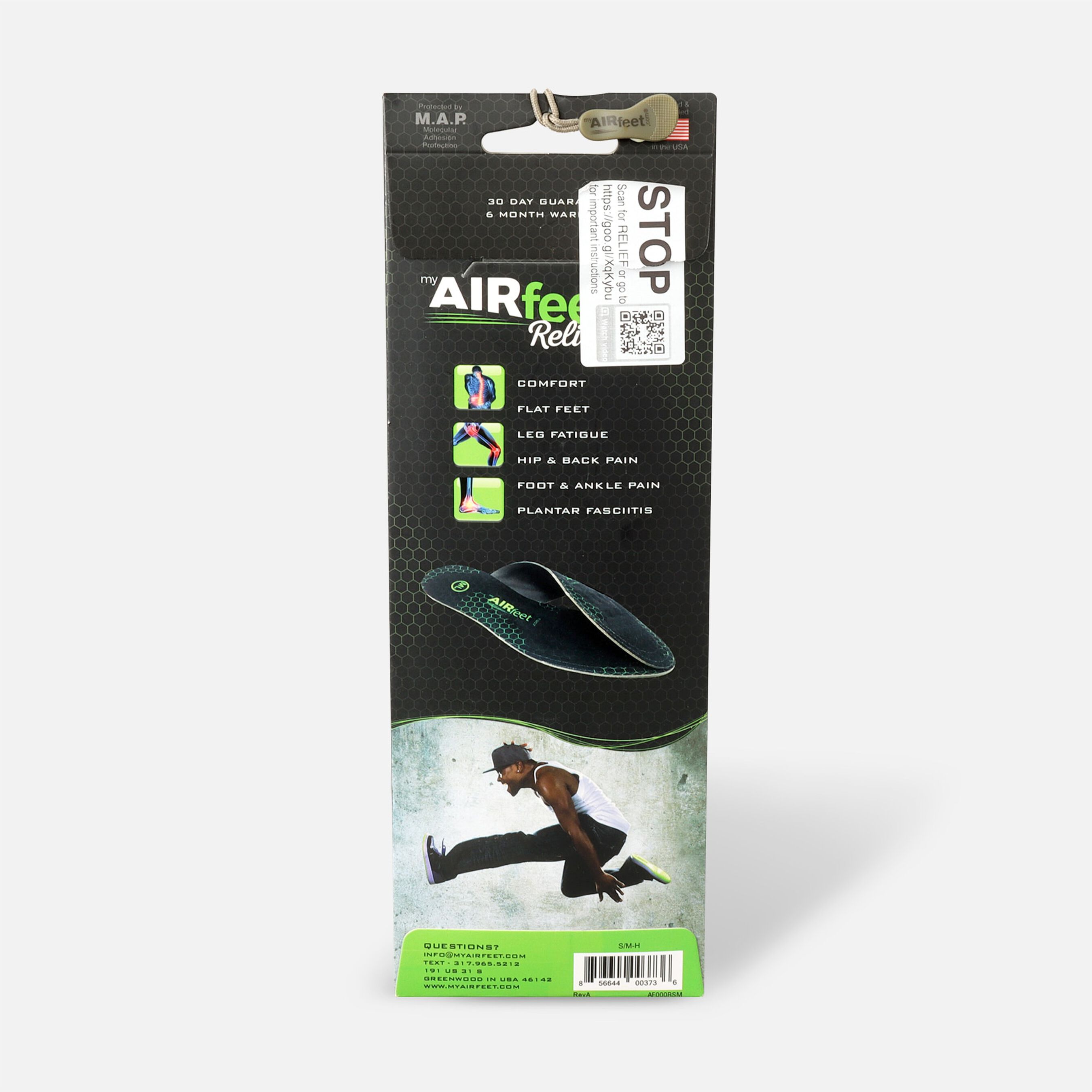 FSA Eligible Airfeet Relief Insole, S/M | FSA Store