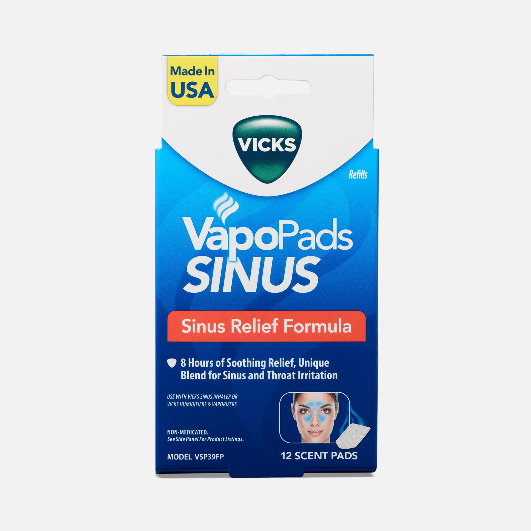 FSA Eligible Vicks VapoPads® Sinus Relief Formula, 12 Scent Pads | FSA ...