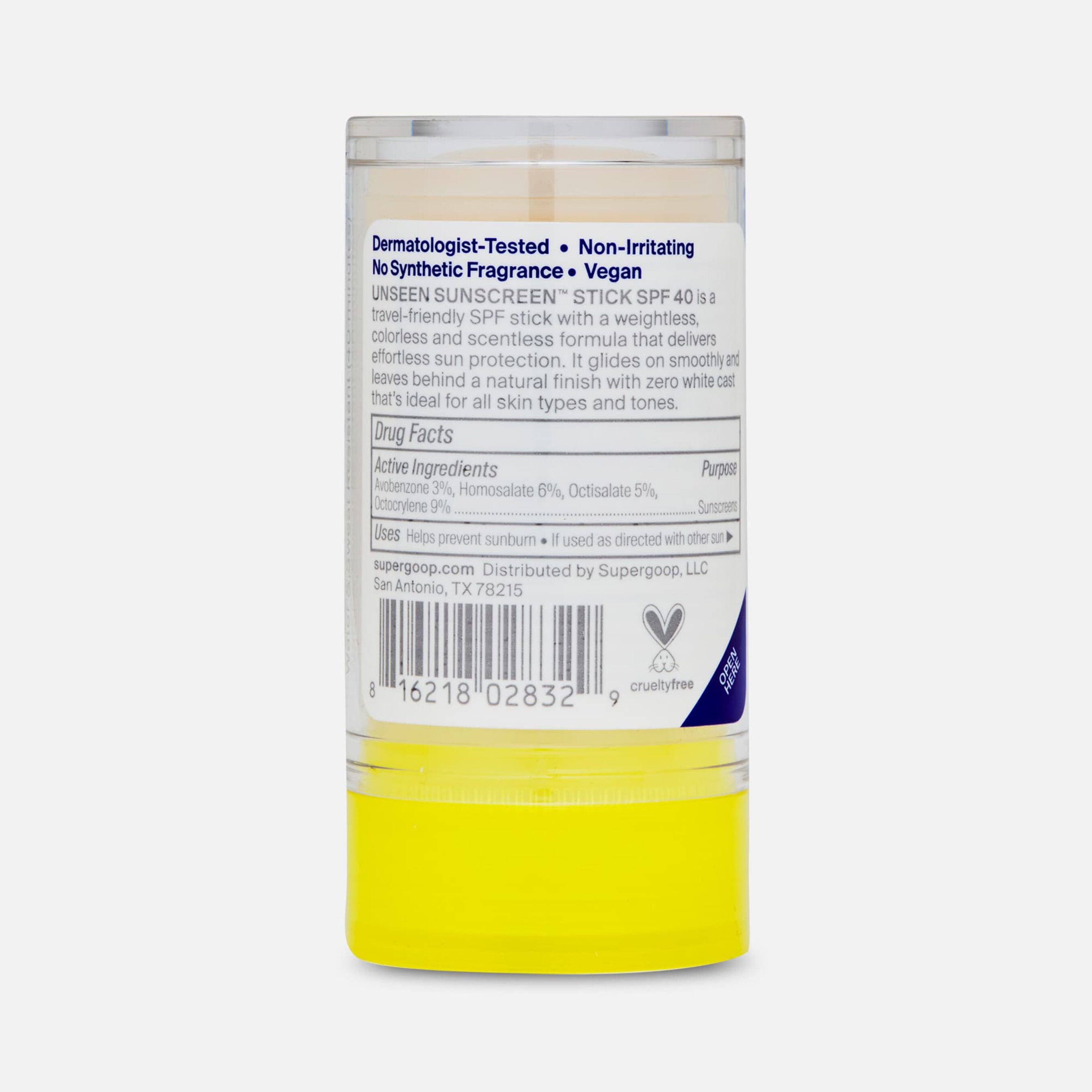 FSA Eligible Supergoop! Unseen Sunscreen Stick, SPF 40, 0.70 oz. | FSA ...