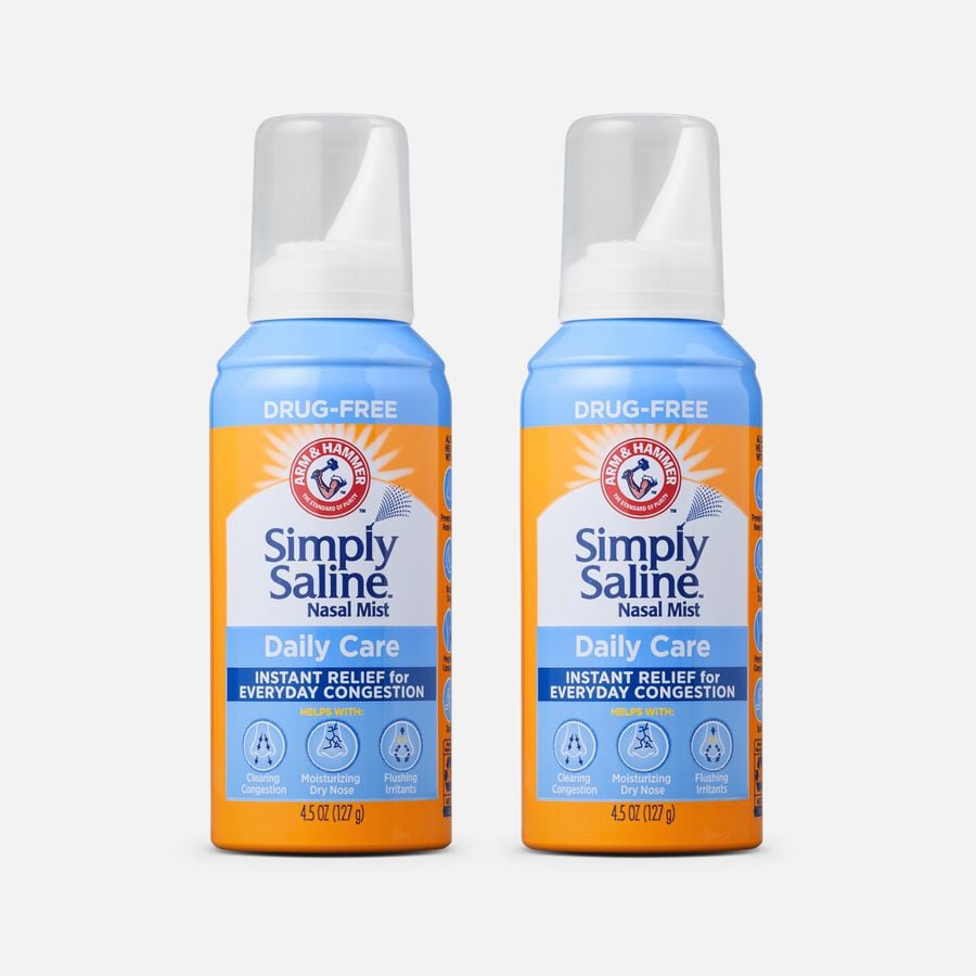 FSA Eligible Simply Saline Sterile Saline Nasal Mist, 4.25 fl oz. (2 ...