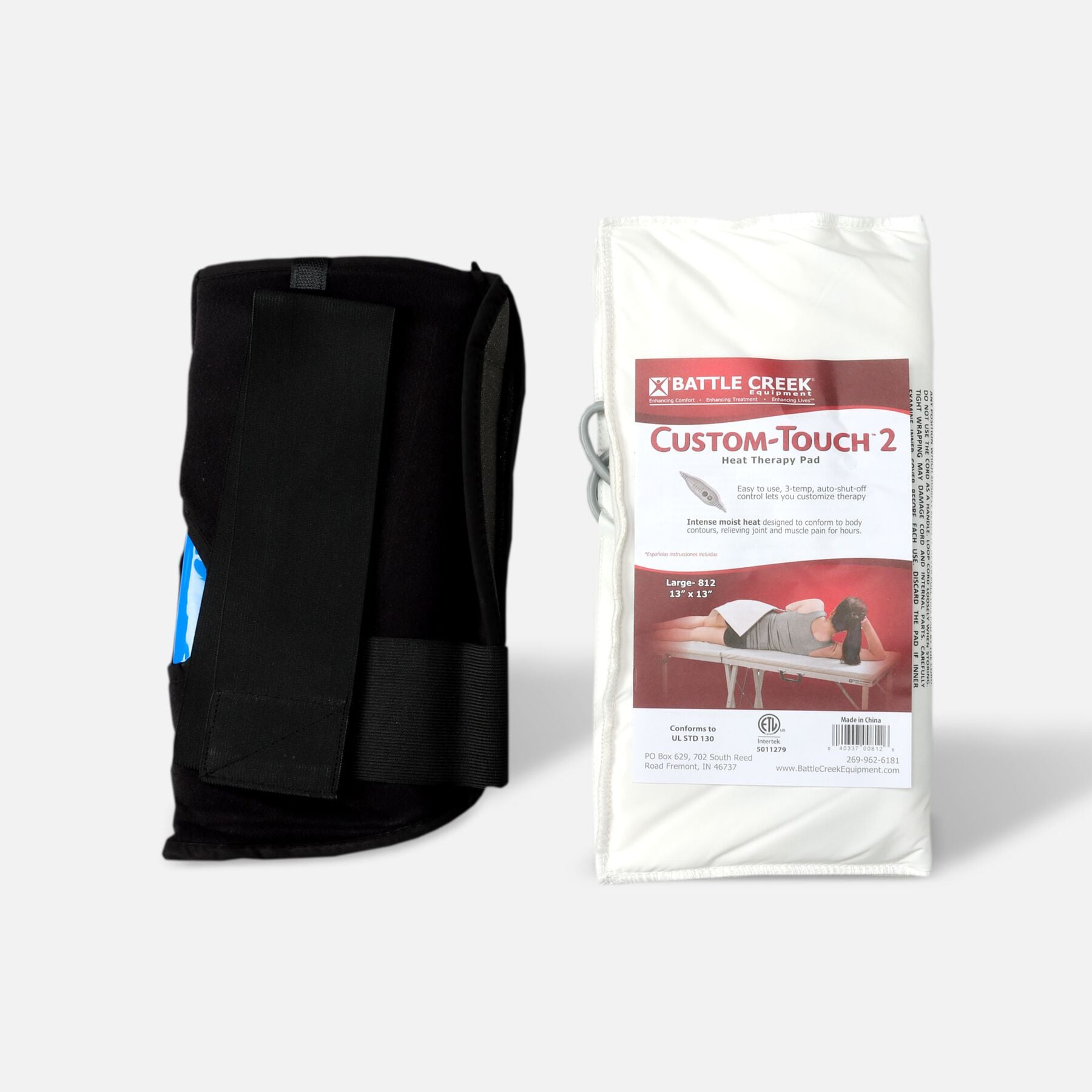 FSA Eligible Battle Creek Back Pain Kit 2.0 with Electric Moist Heat ...