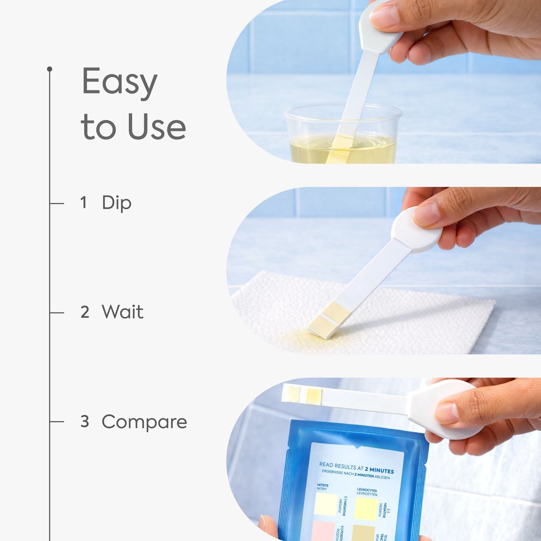 FSA Eligible Diagnox Urinary Tract Infection (UTI) At-Home Test, FDA ...