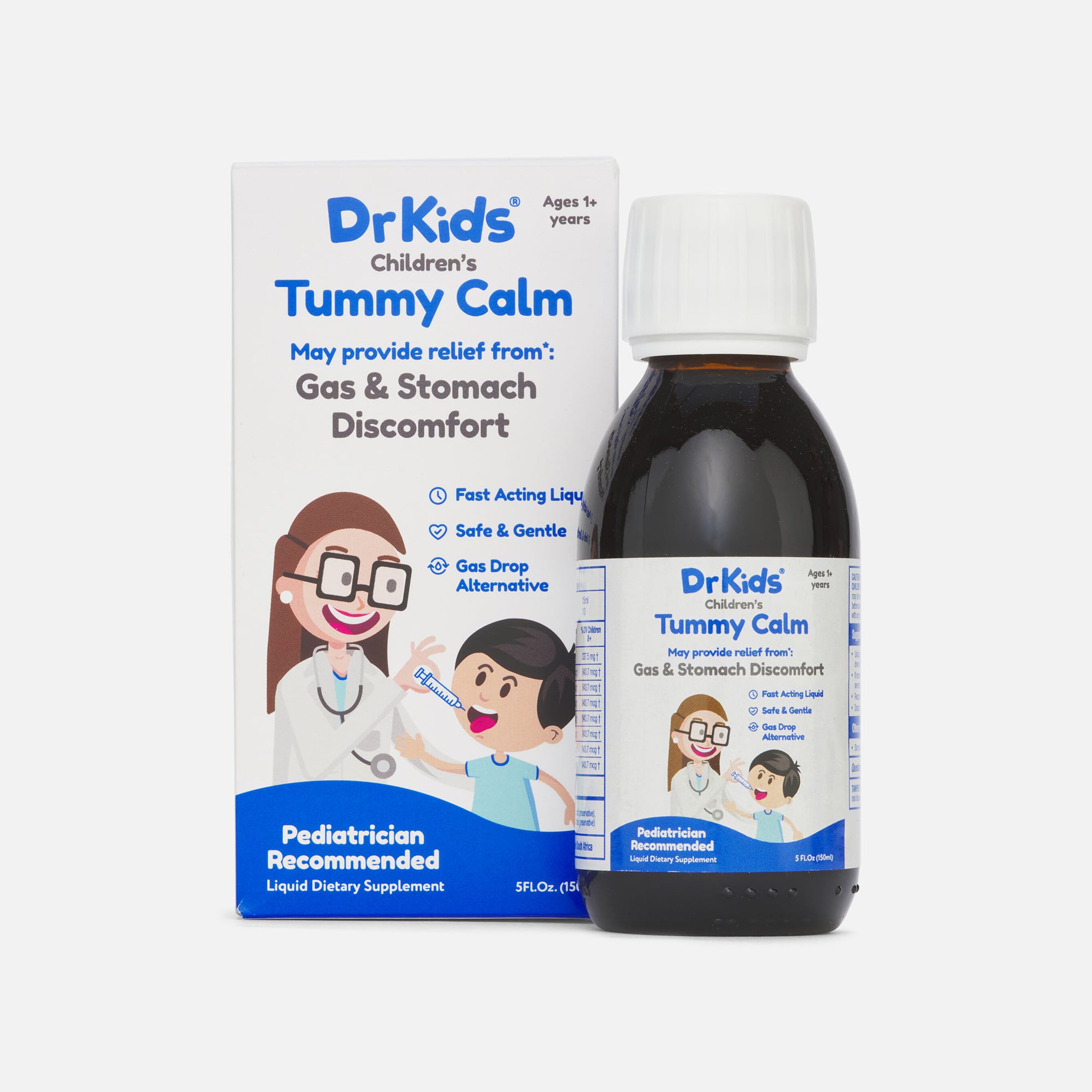 FSA Eligible DrKids Children's Tummy Calm Liquid, 5 fl oz. | FSA Store