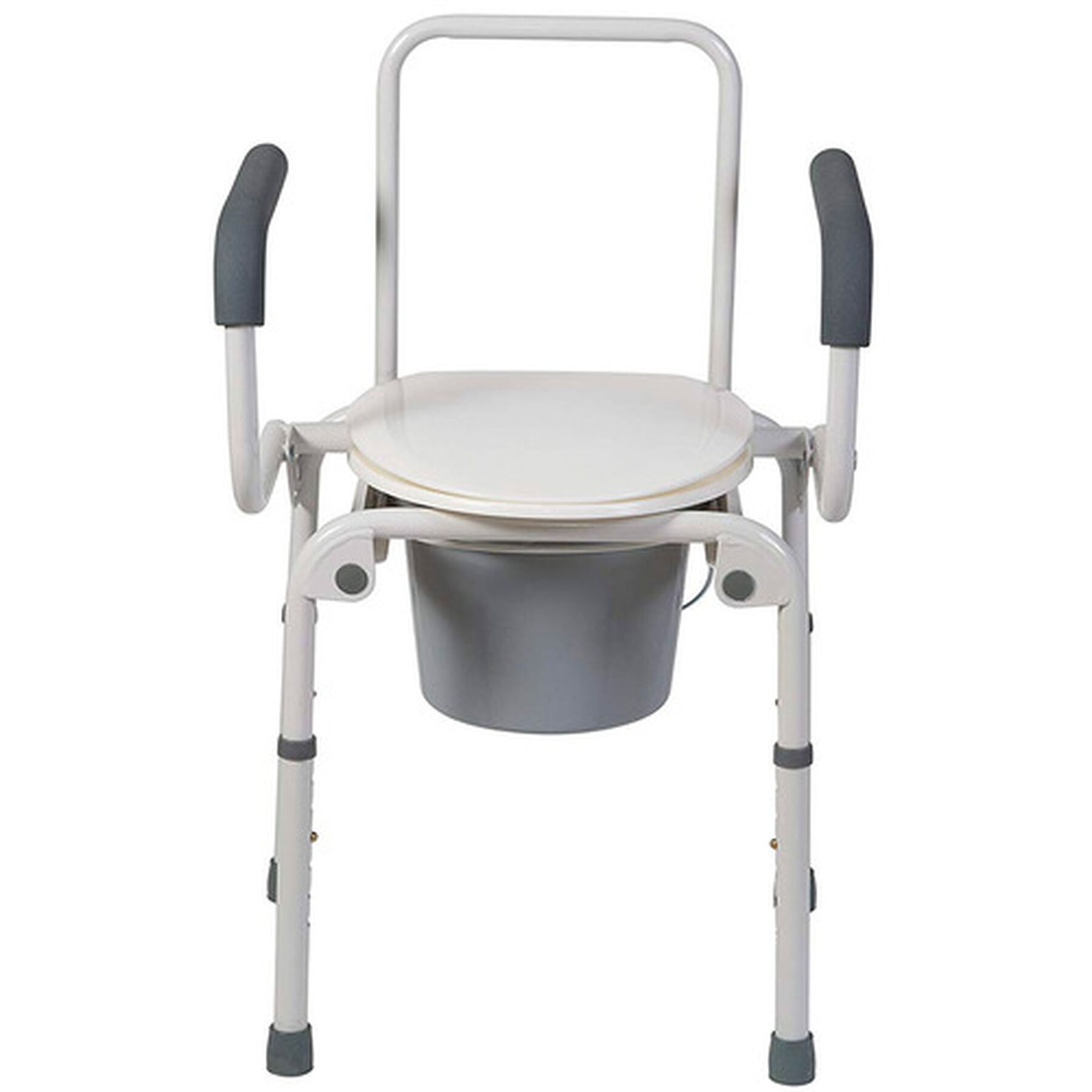 DMI® Steel Drop-Arm Bedside Commode