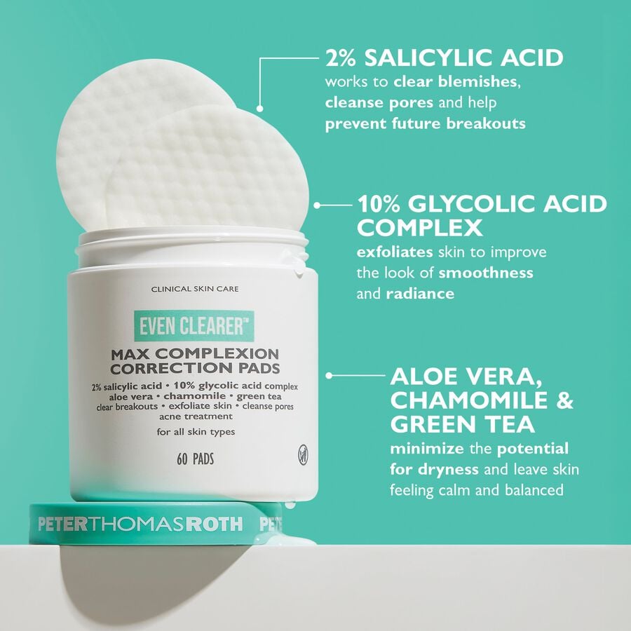 FSA Eligible Peter Thomas Roth Max Complexion Correction Pads, 60 ct ...