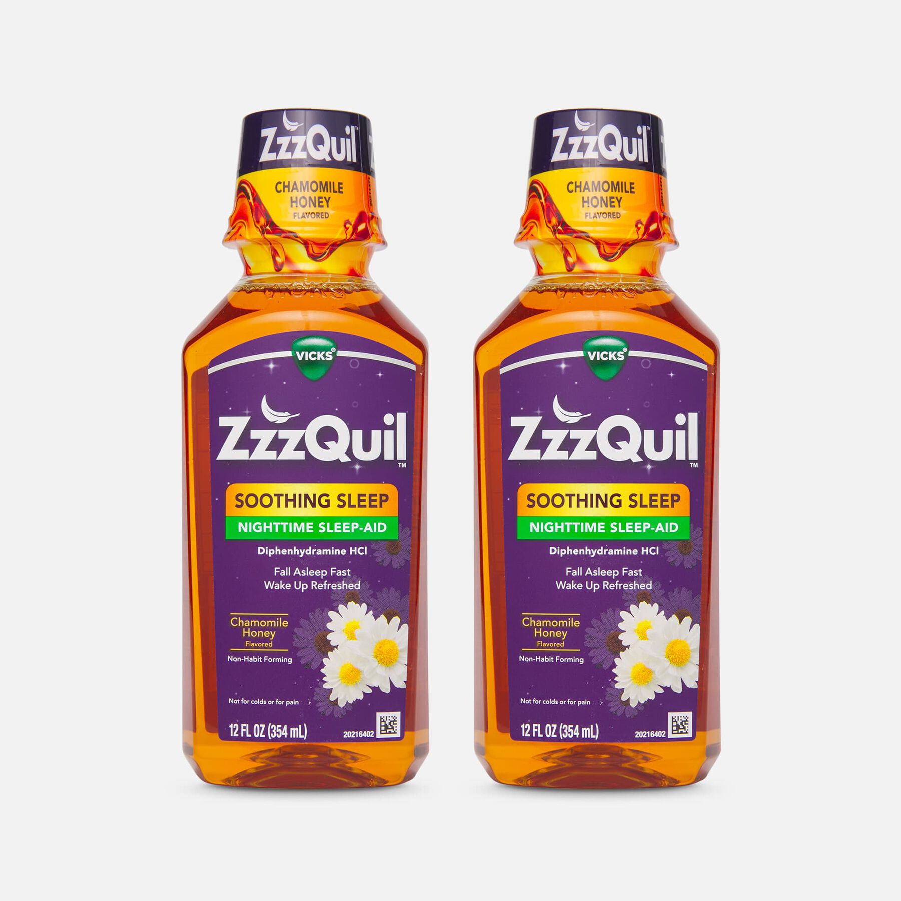 FSA Eligible Vicks ZzzQuil Soothing Sleep Nighttime Sleep-Aid Liquid ...