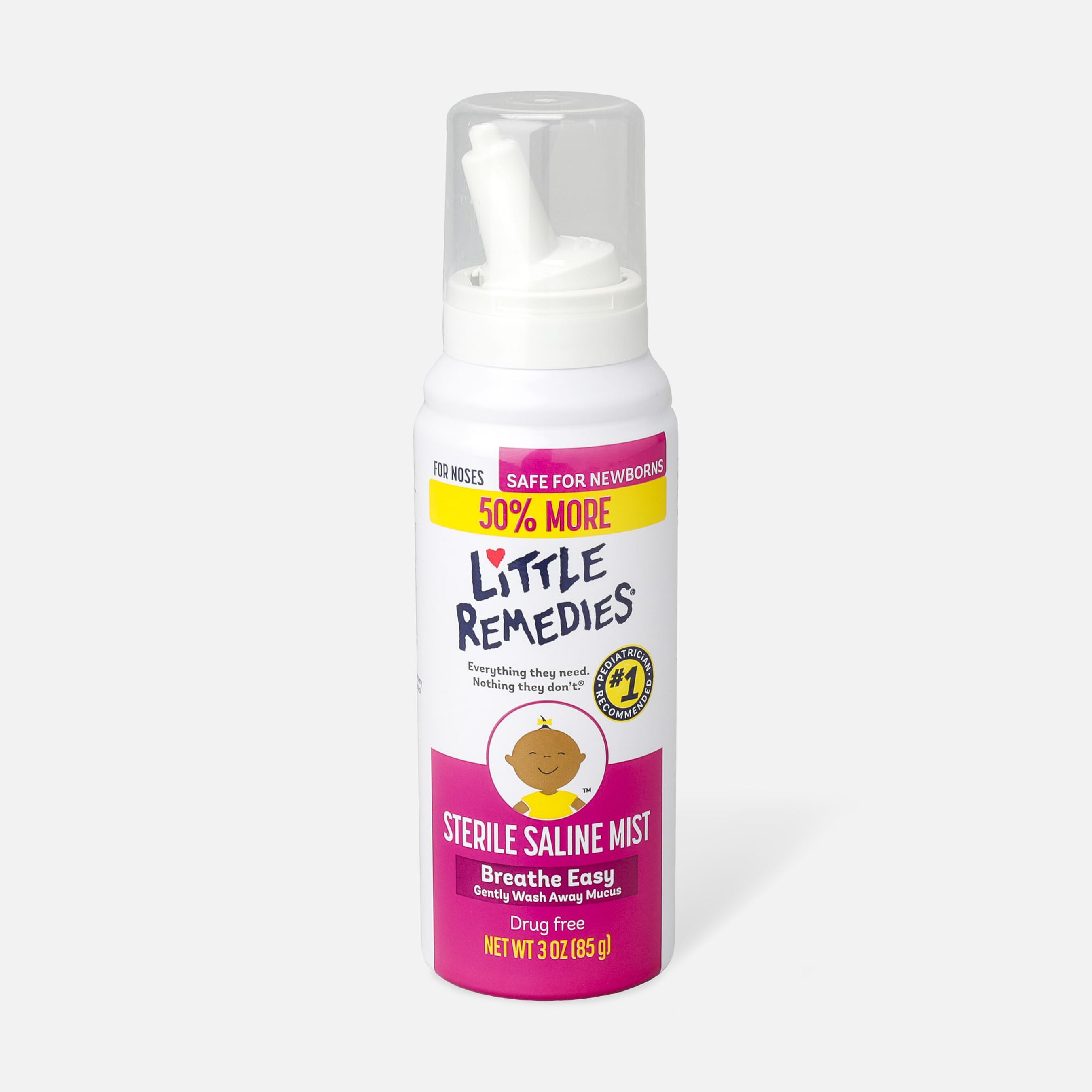 Little Noses Saline Mist Spray, 3 oz