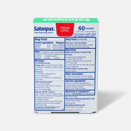 Salonpas Pain Relieving Patch, 60 ct.