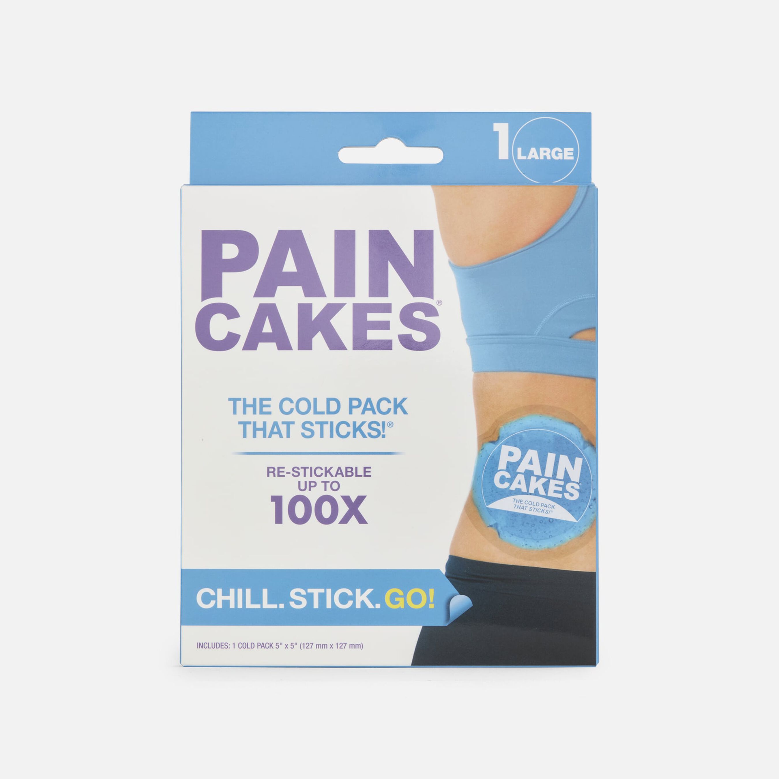 FSA Eligible PAINCAKES Large Cold Pack, 5"D , Blue | FSA Store