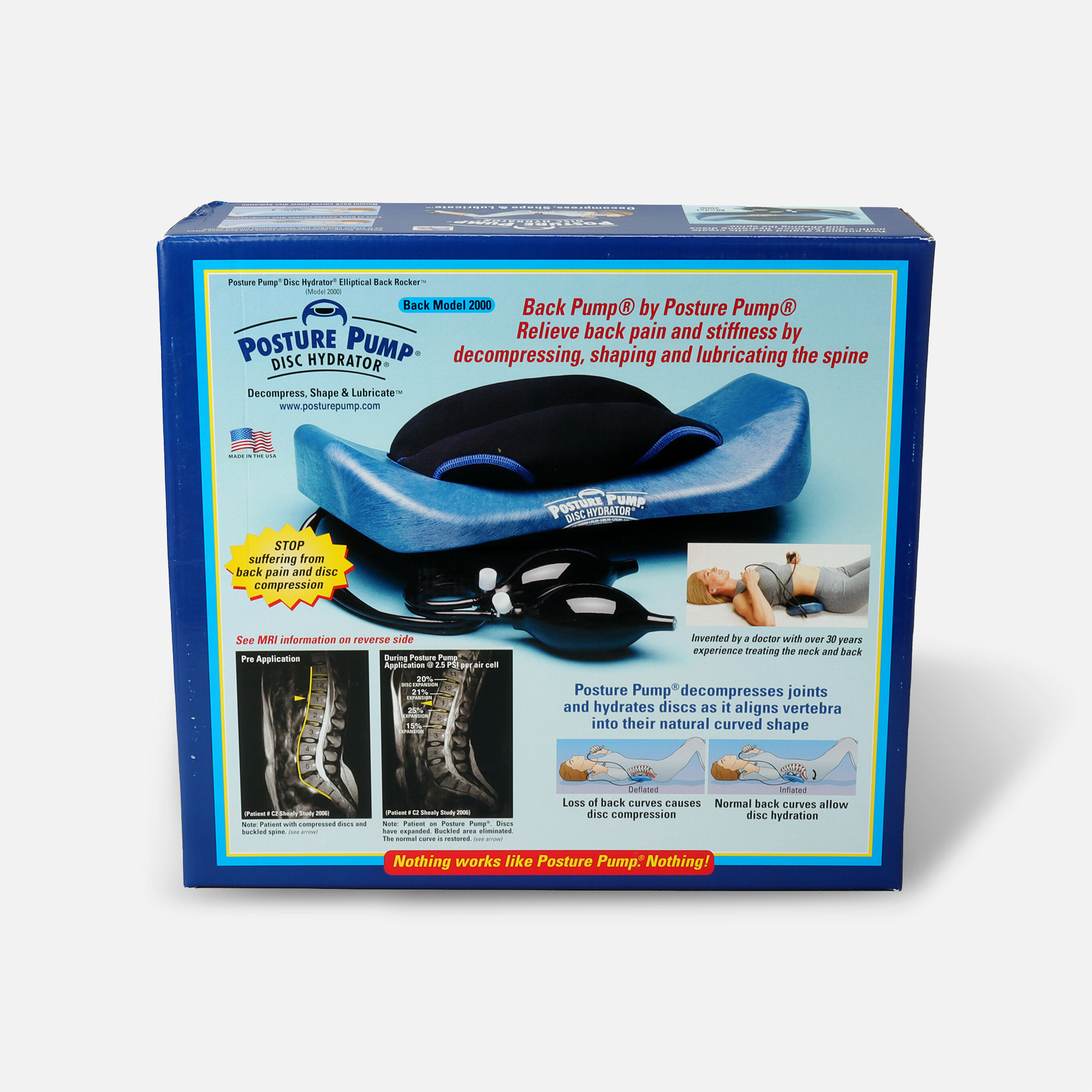 Posture Pump® Back Pump® Elliptical Back Rocker™, Model 2000