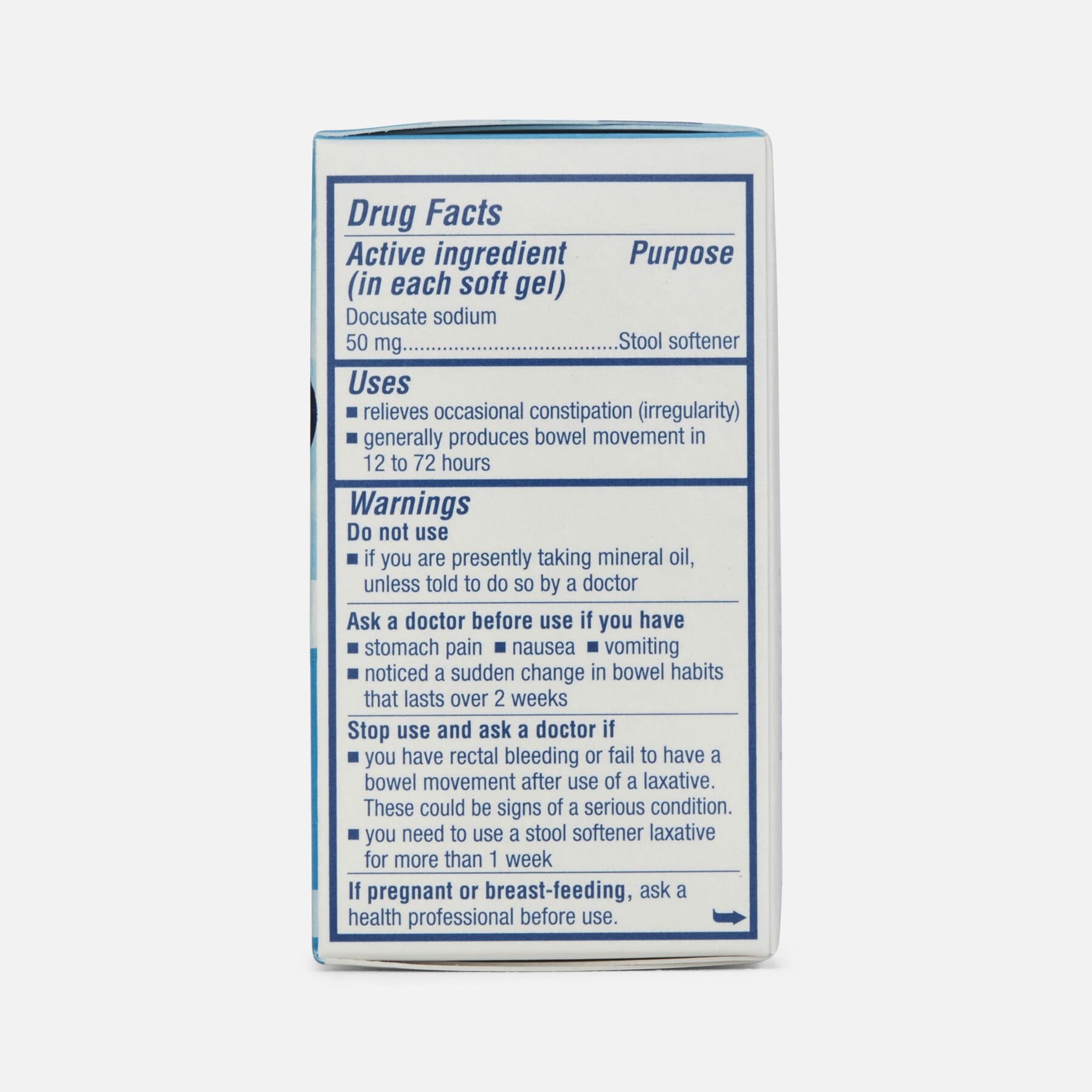FSA Eligible Colace Clear Stool Softener Softgels, 50 mg, 28 ct. | FSA ...