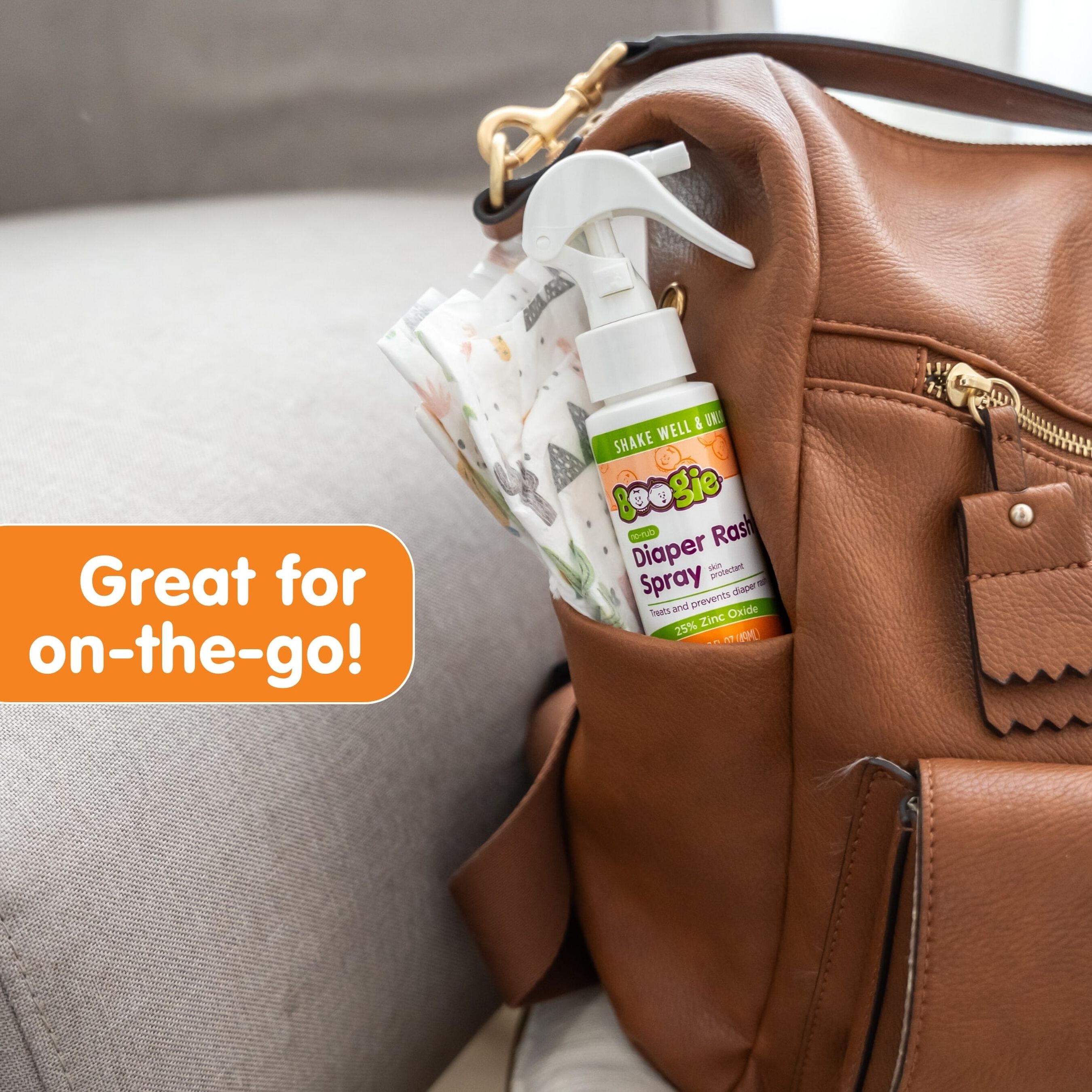 FSA Eligible Boogie Bottoms No-Rub Diaper Rash Pump Spray, 1.7 oz ...