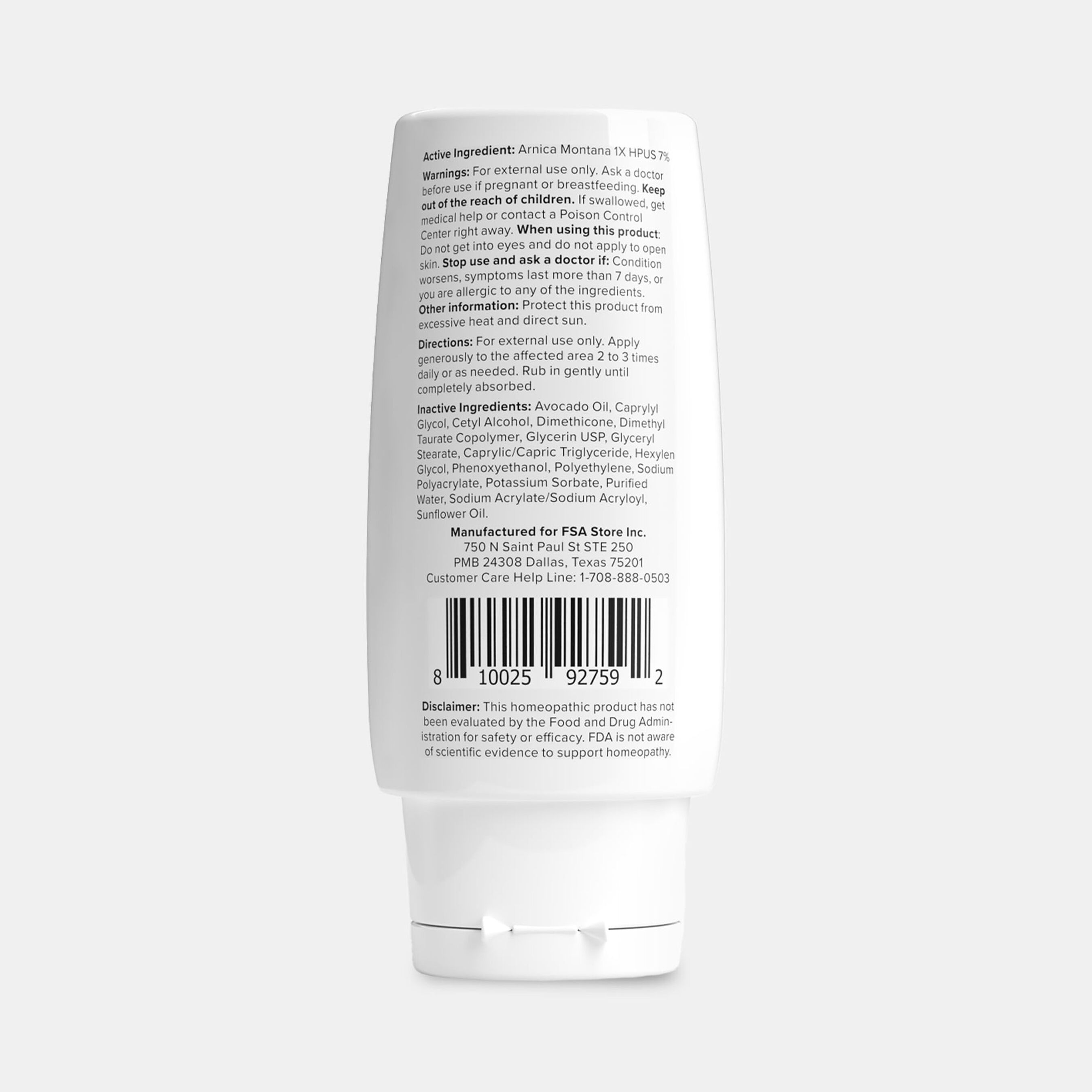 FSA Eligible Caring Mill™ Homeopathic Pain Relief Arnica Cream, 2 oz ...