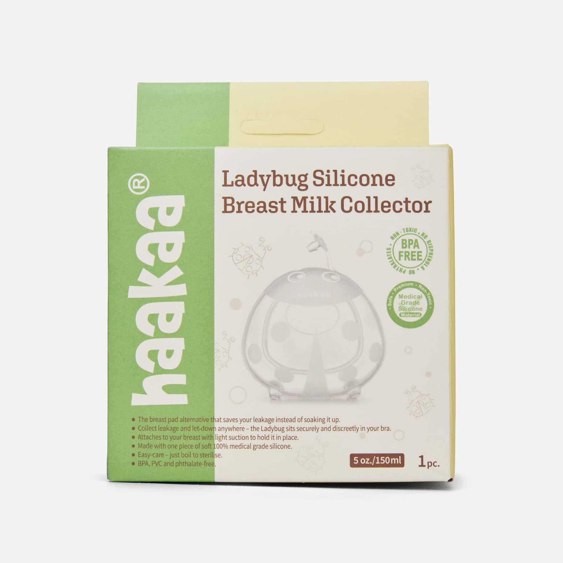 FSA Eligible Haakaa Ladybug Silicone Breast Milk Collector, 5 fl oz ...