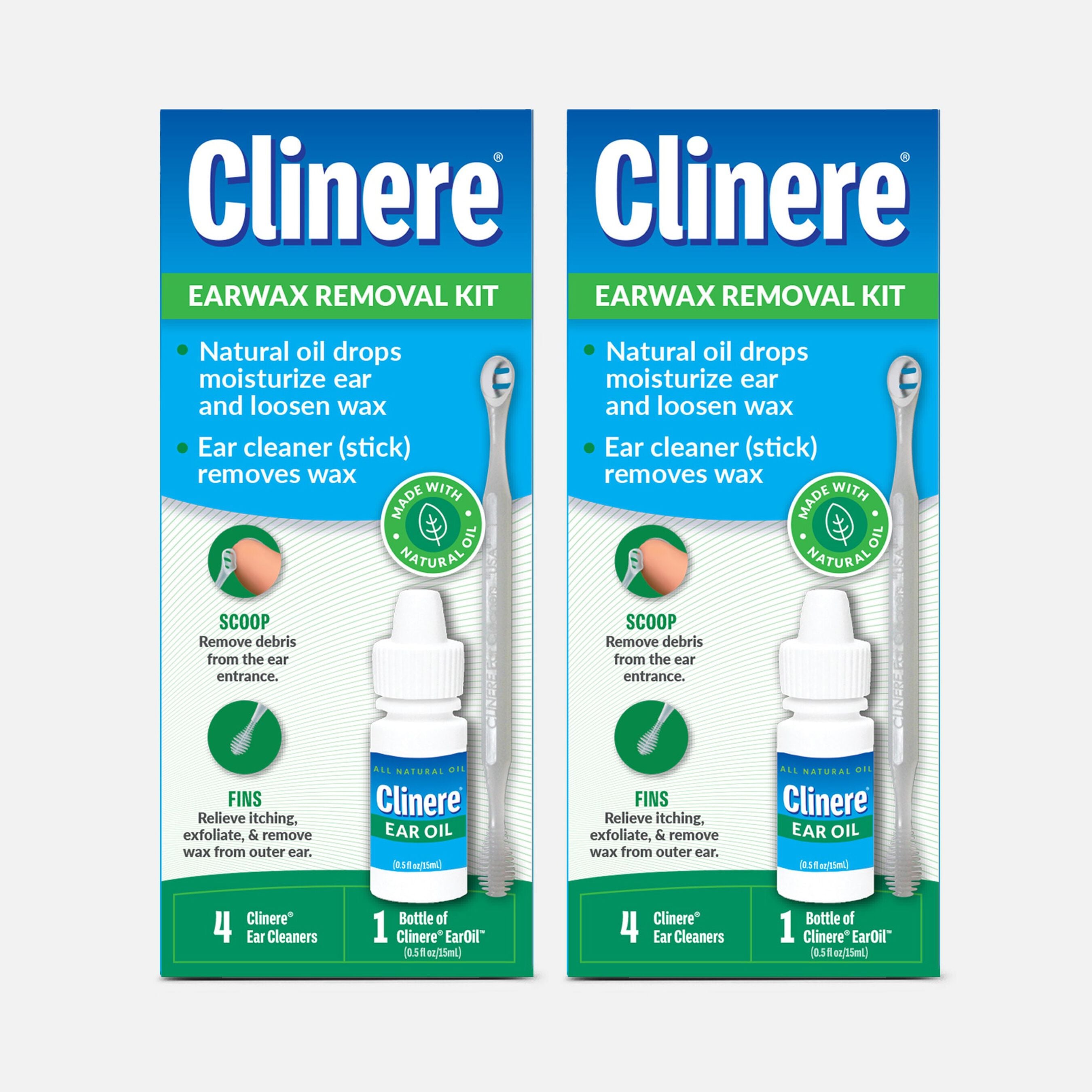 FSA Eligible Clinere Ear Wax Care Kit (2-Pack) | FSA Store