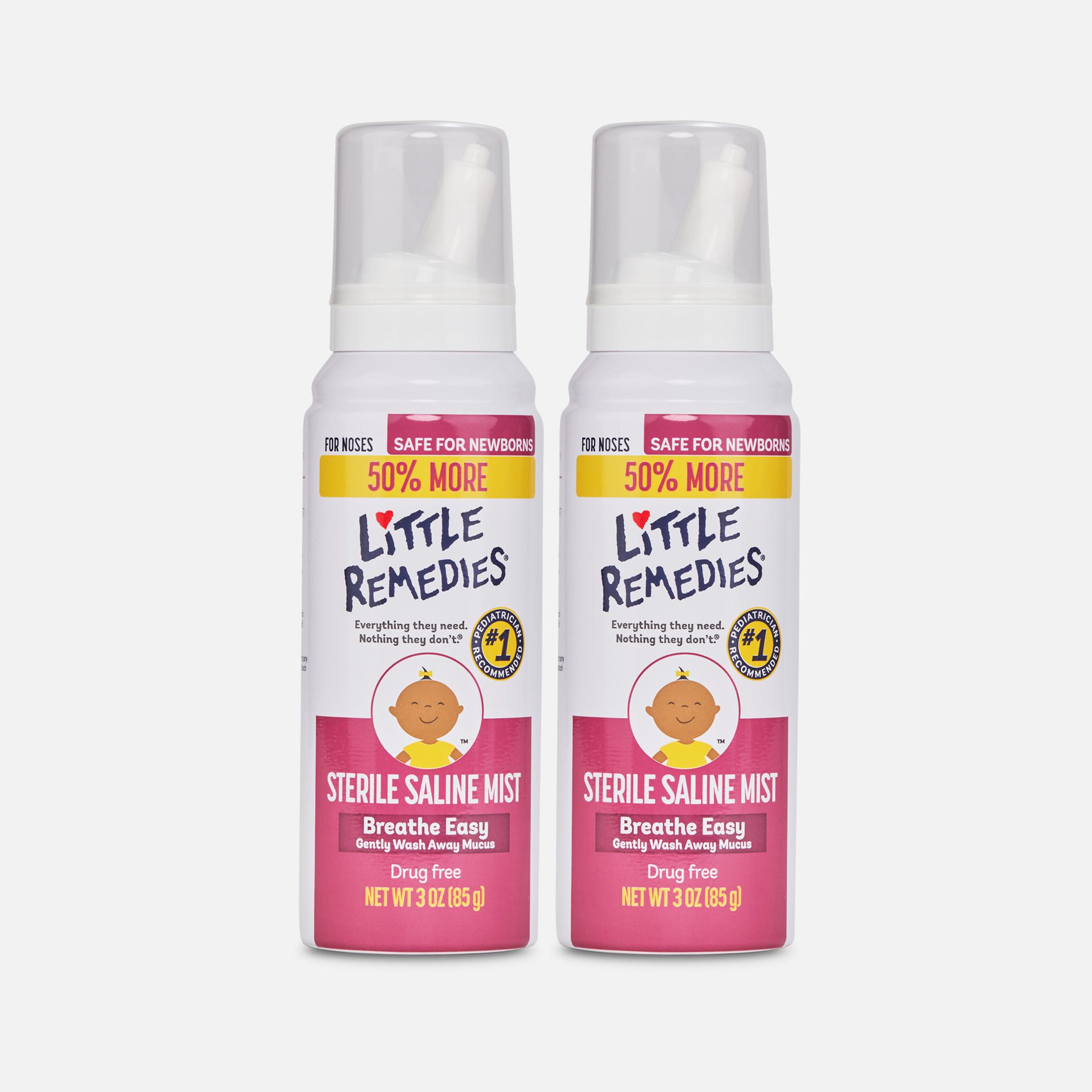 FSA Eligible Little Noses Saline Mist Spray, 3 oz. (2-Pack) | FSA Store