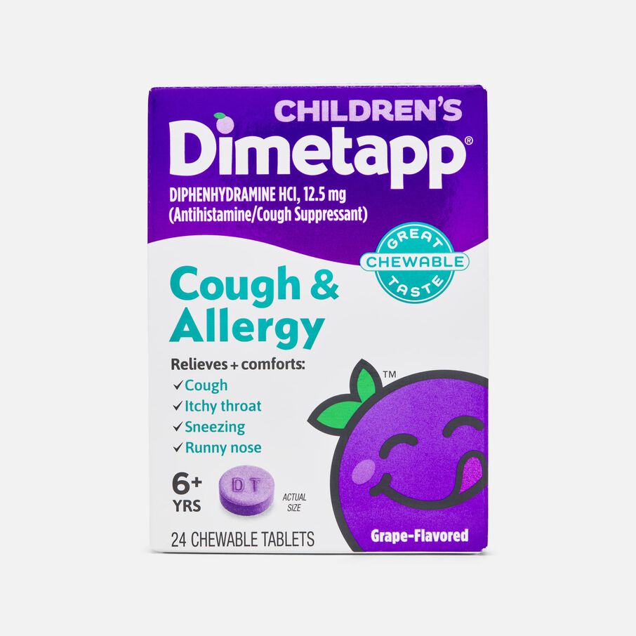 FSA Eligible Children’s Dimetapp Multi-Symptom Cold & Flu, Grape, 4 oz ...