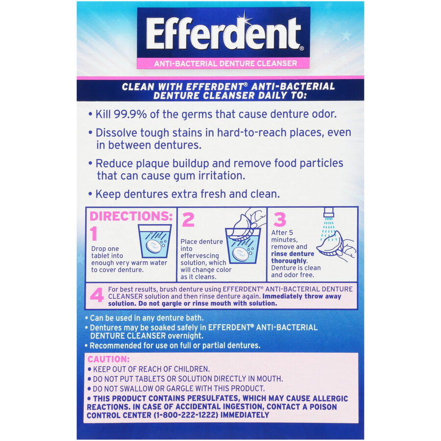 Efferdent Original, 102 ct.