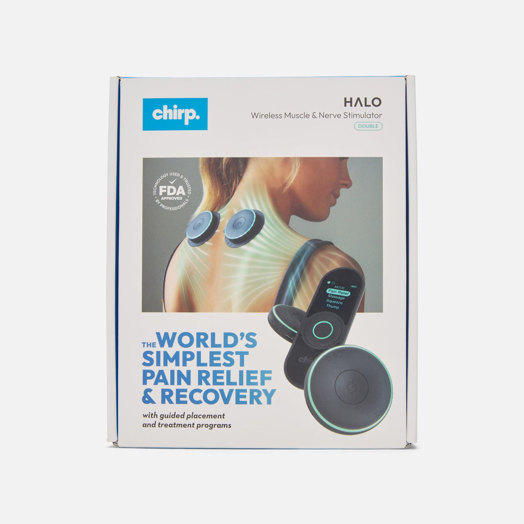 FSA Eligible Chirp Halo Wireless Muscle Stimulator, 2 ct. | FSA Store