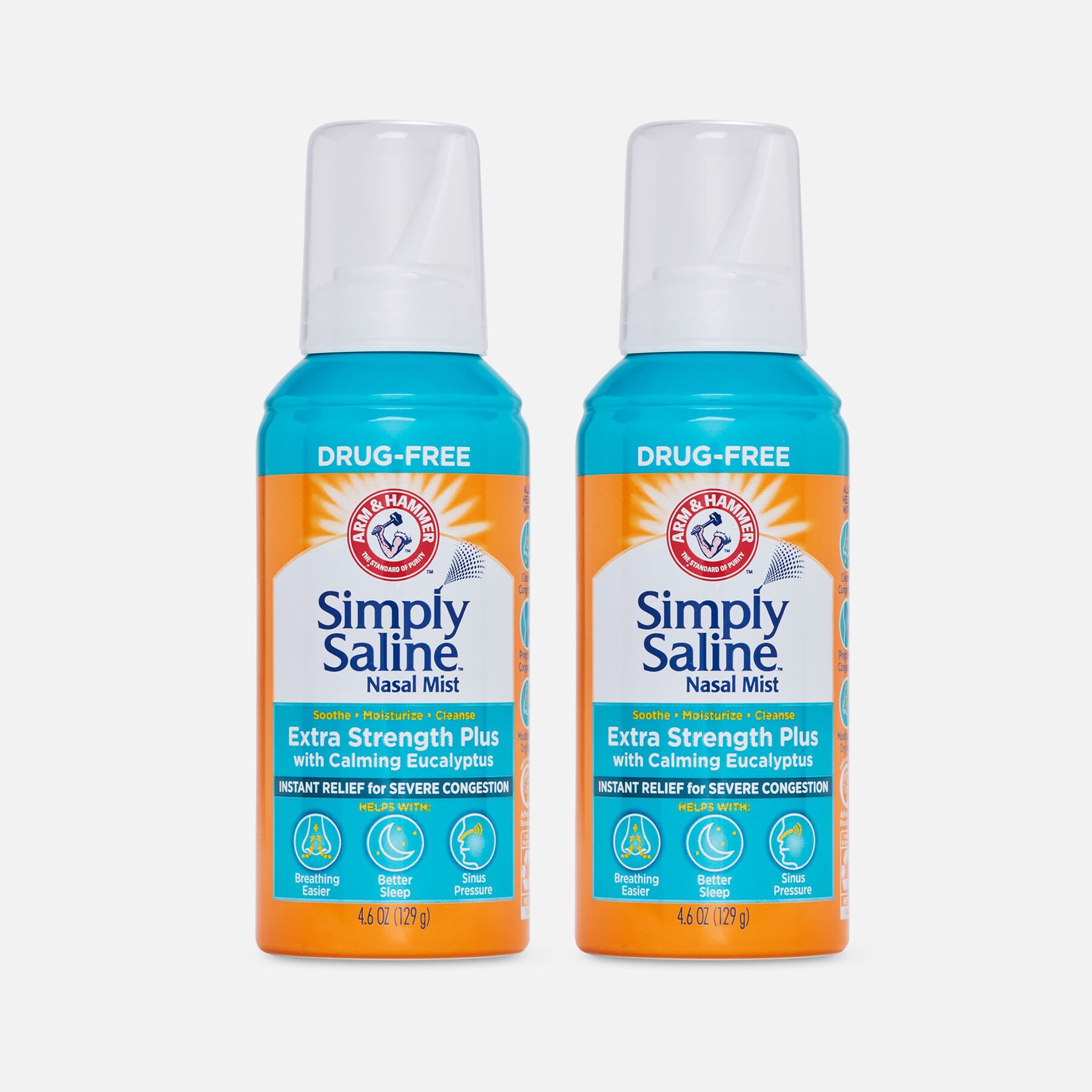 FSA Eligible Simply Saline Adult Nasal Mist Extra Strength Plus with ...