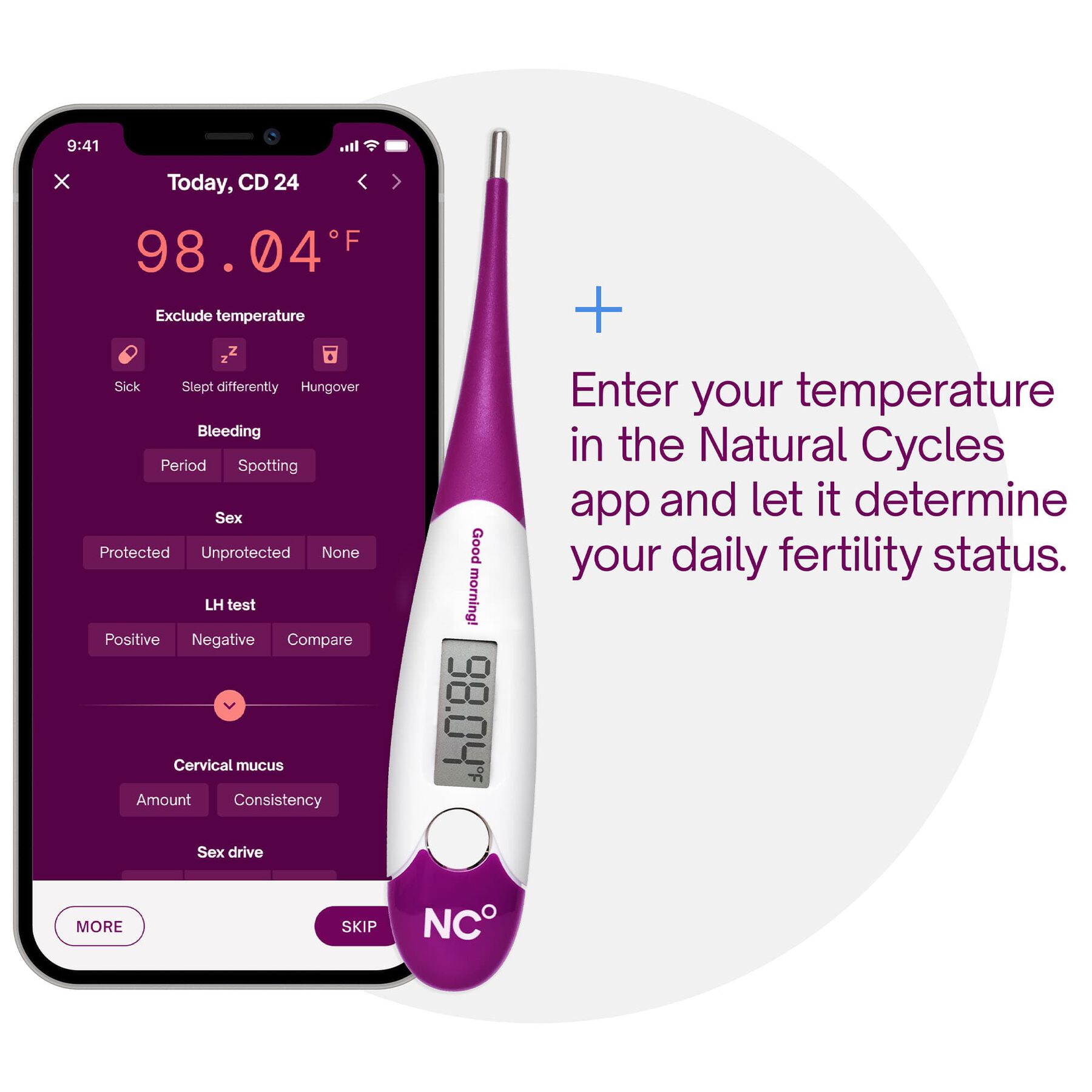 FSA Eligible Natural Cycles 12 Month Birth Control with Basal Body ...