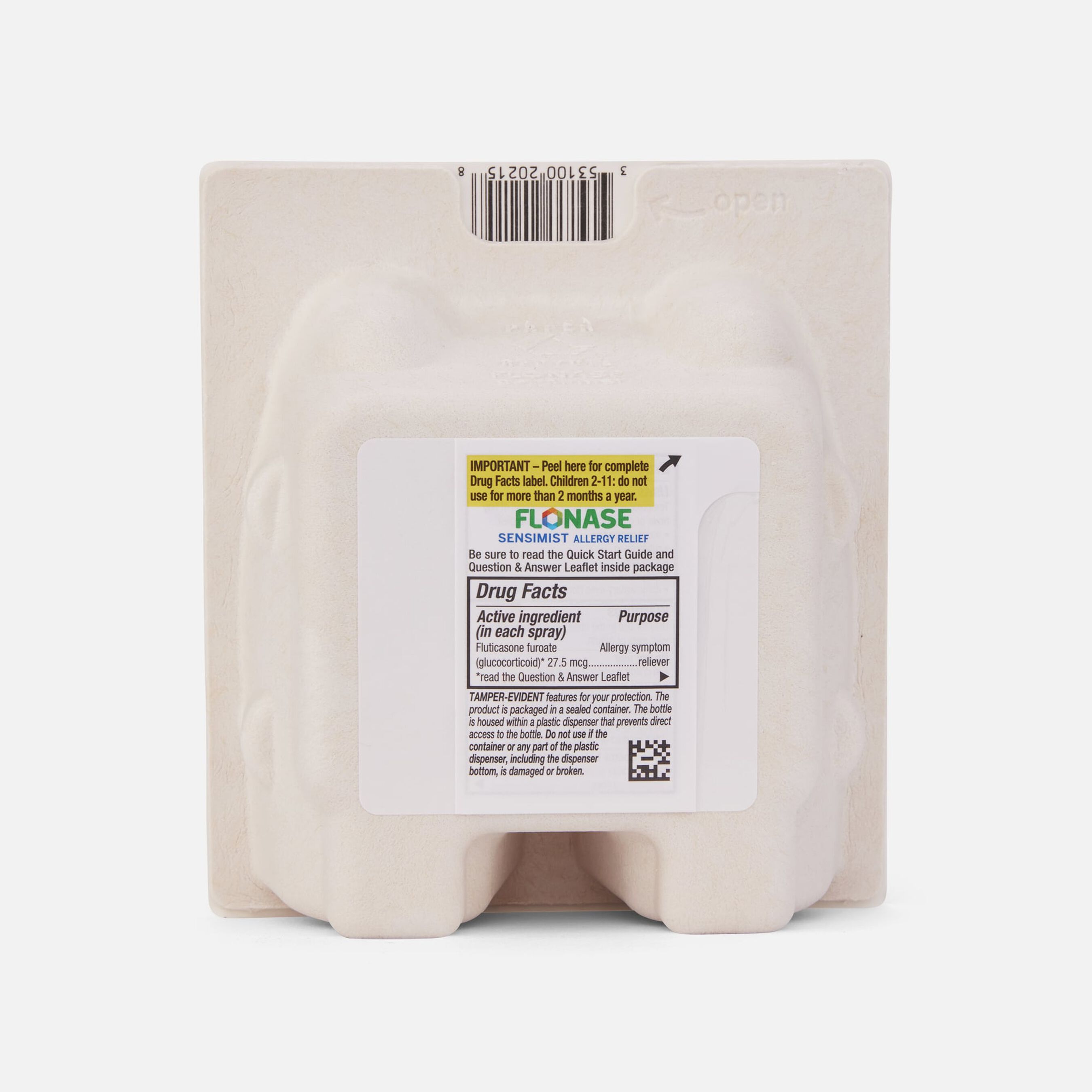 FSA Eligible Flonase Sensimist Allergy Relief Nasal Spray, 27.5mcg, 60 ...