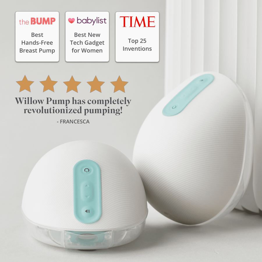 Willow Generation 3 Wearable Double Electric Breast Pump - White