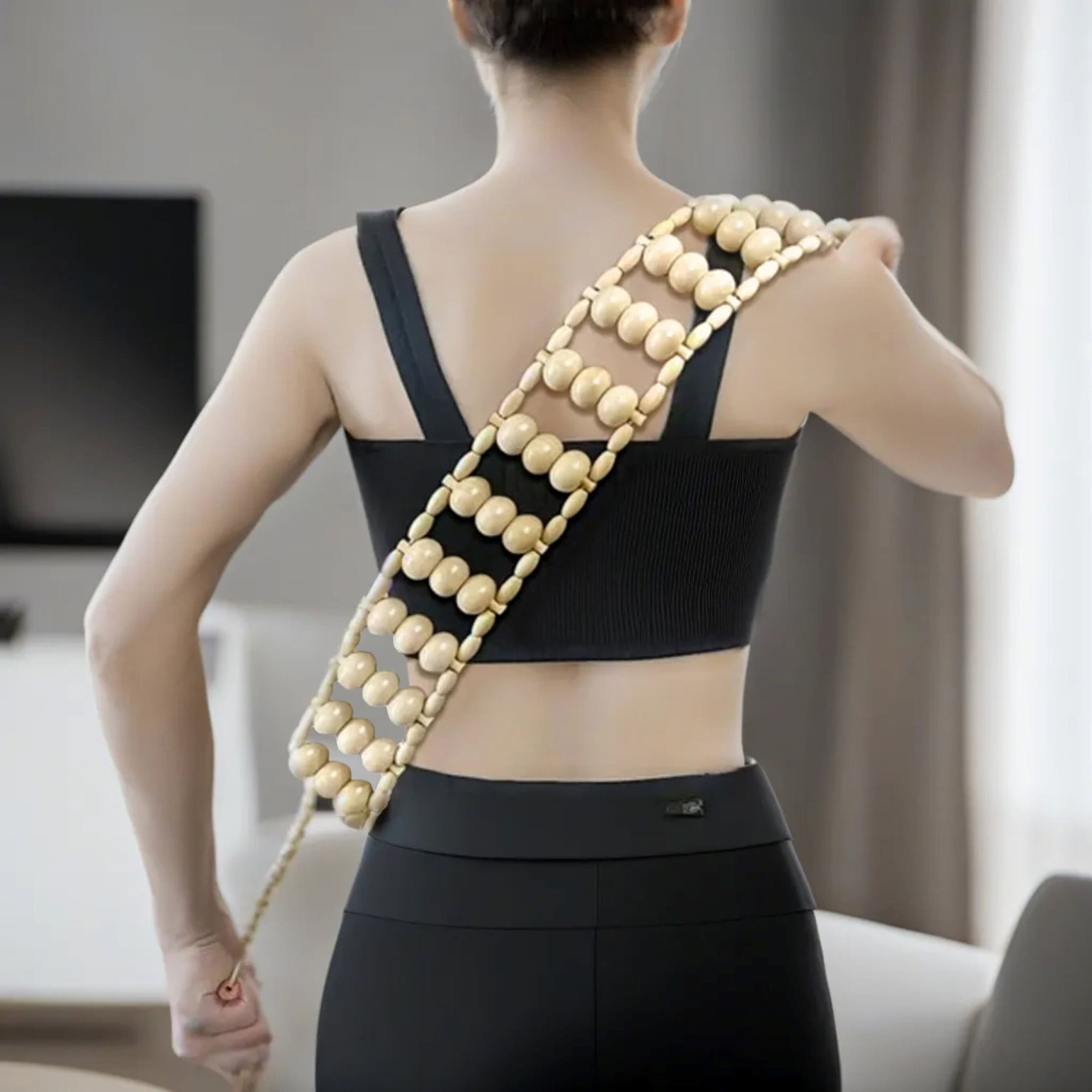 FSA Eligible Caring Mill™ Pain Relief Roller Rope, Wood | FSA Store