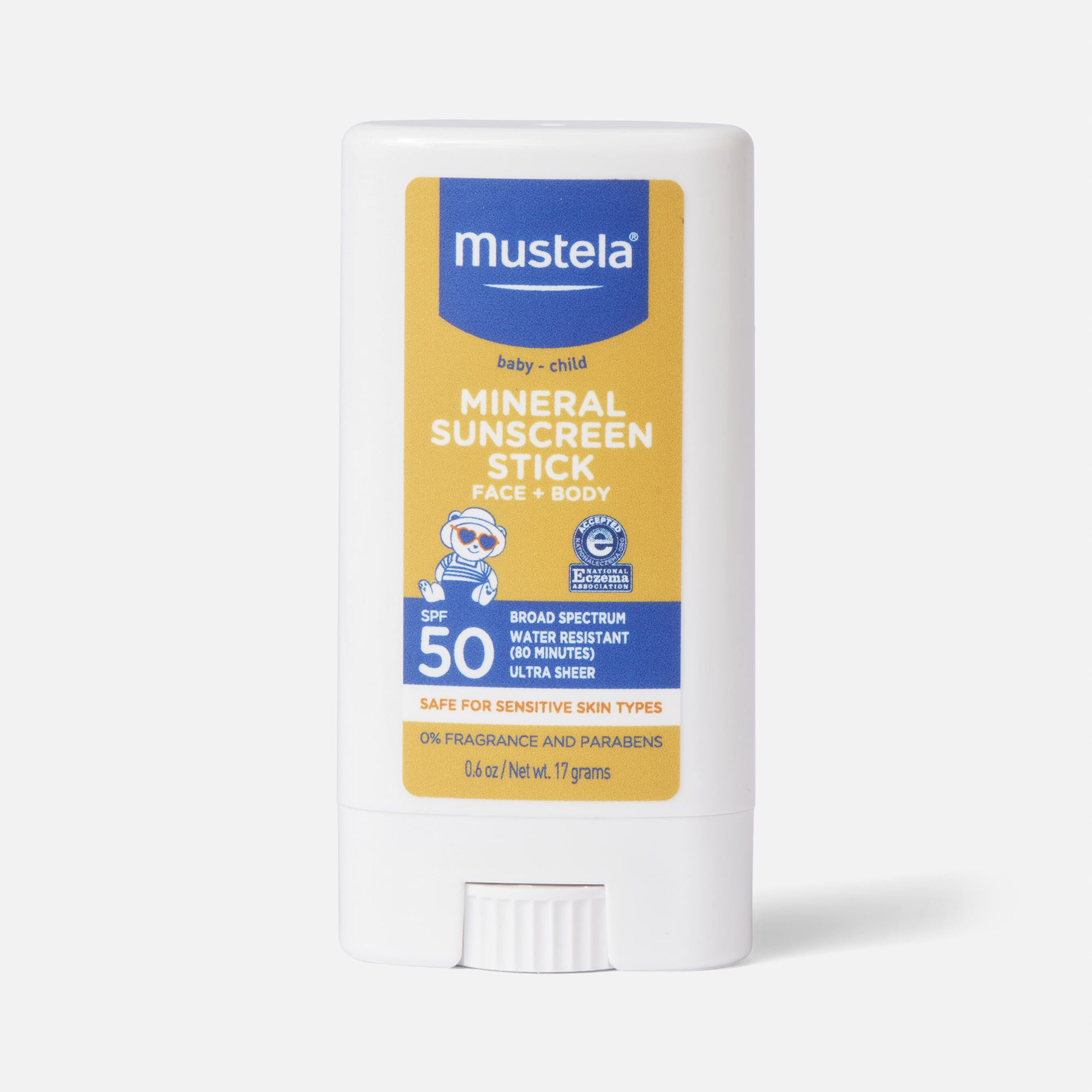 FSA Eligible Mustela Mineral Sunscreen Stick, SPF 50, .6 oz. | FSA Store