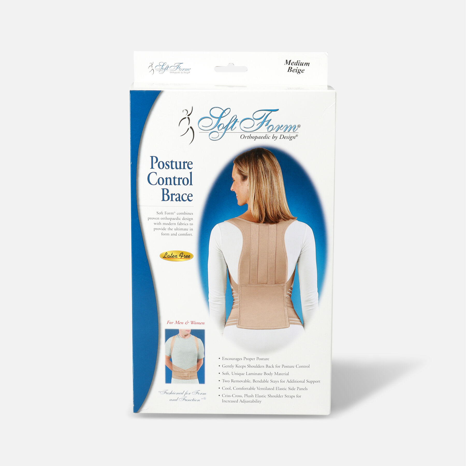 FSA Eligible Fla Orthopedics SoftForm Posture Control Brace Medium 30/ ...