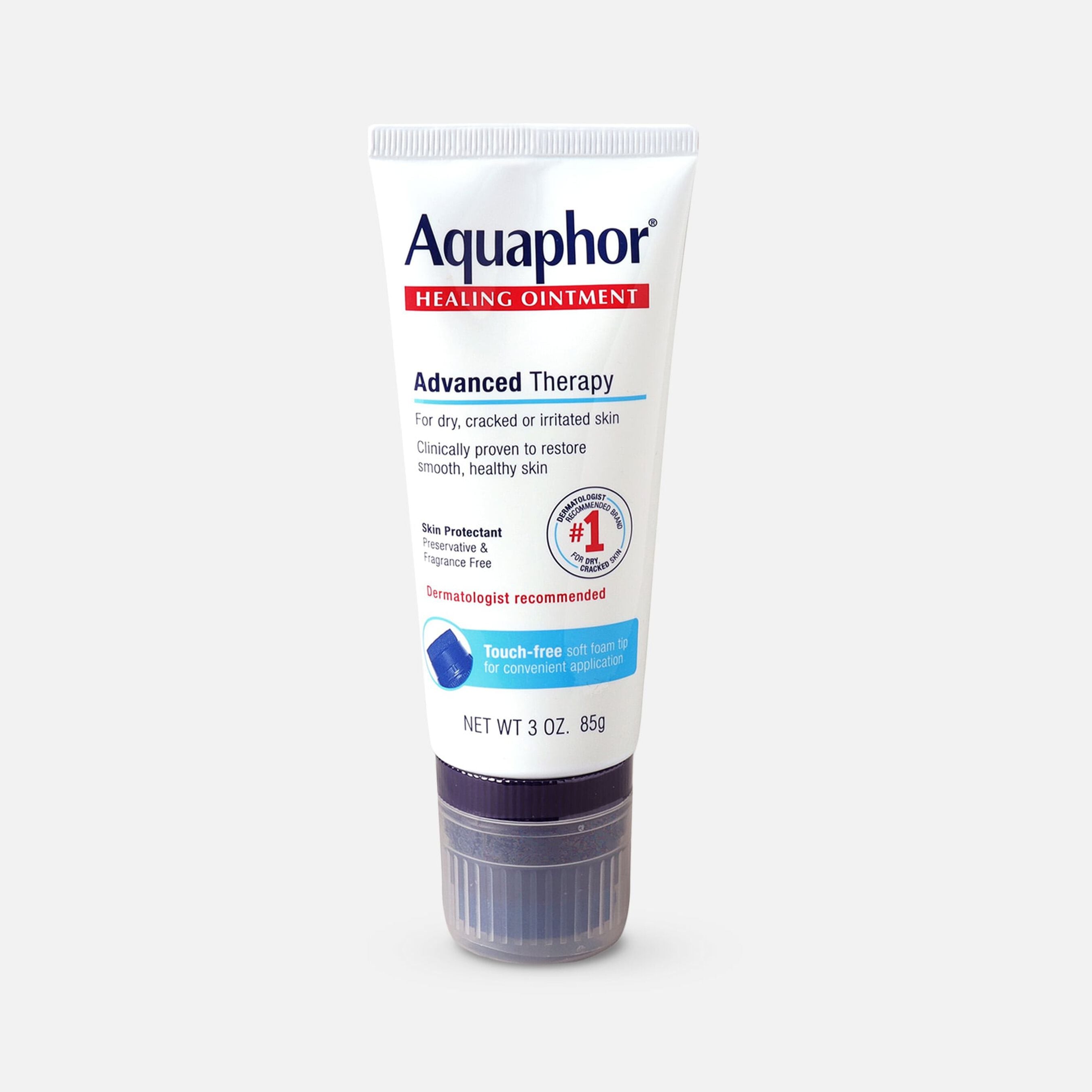 FSA Eligible Aquaphor Healing Ointment with Touch-Free Applicator, 3 oz ...
