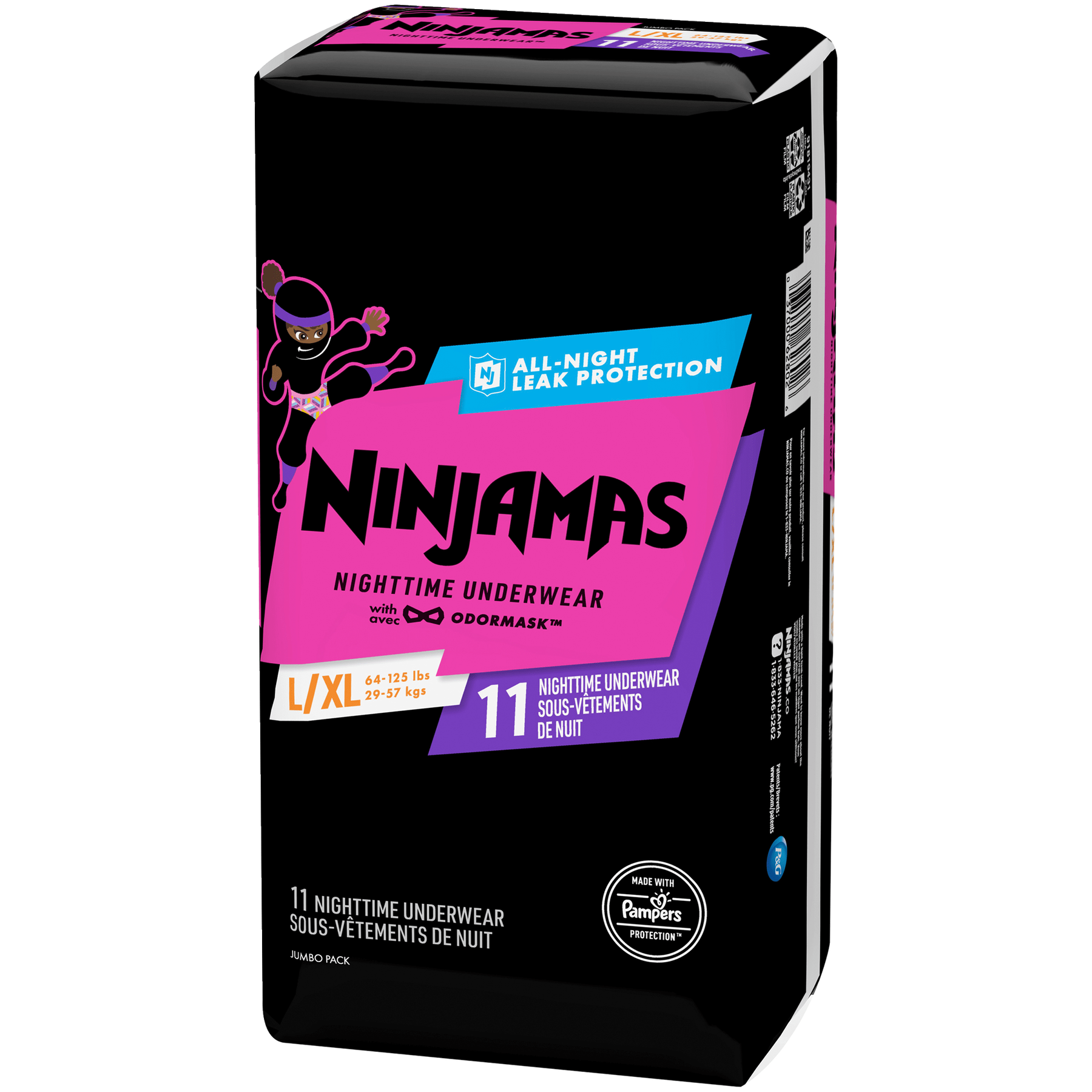 Ninjamas Nighttime Bedwetting Underwear for Girls