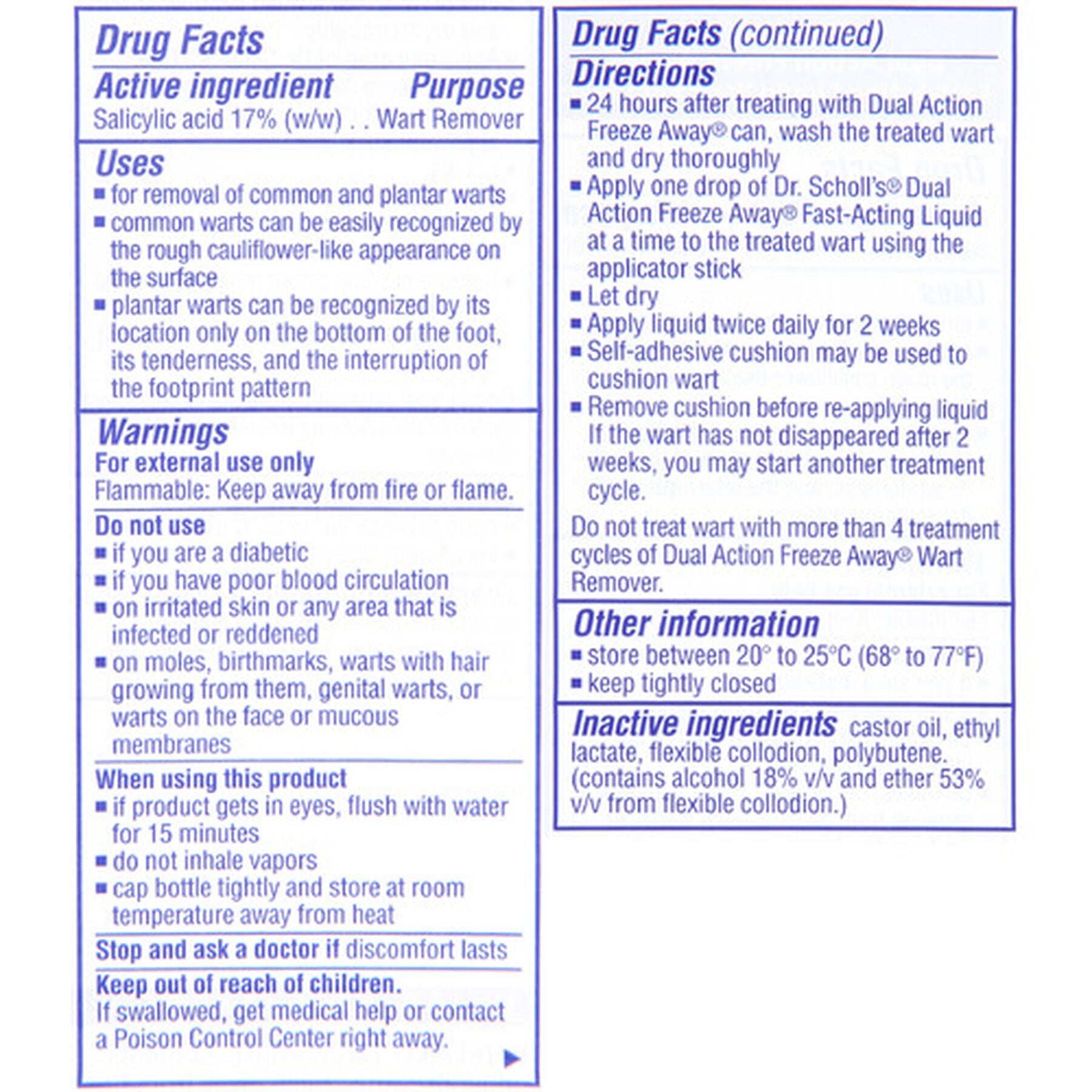 FSA Eligible Dr. Scholl's Dual Action Freeze Away, 1 kit | FSA Store