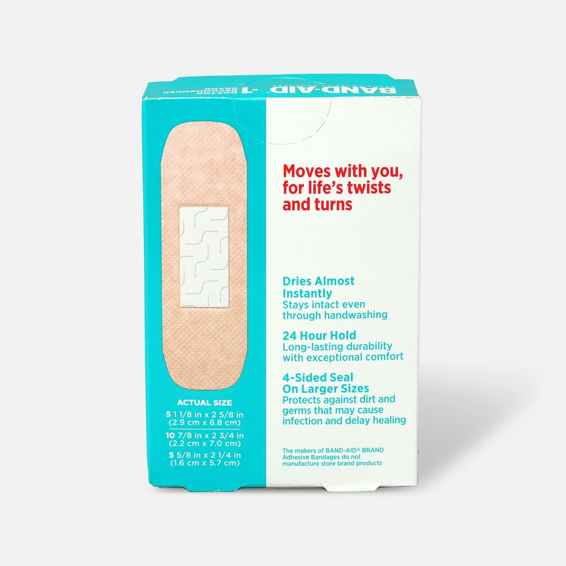 FSA Eligible BAND-AID® Skin-Flex Adhesive Bandages, Assorted Sizes, 20 ...