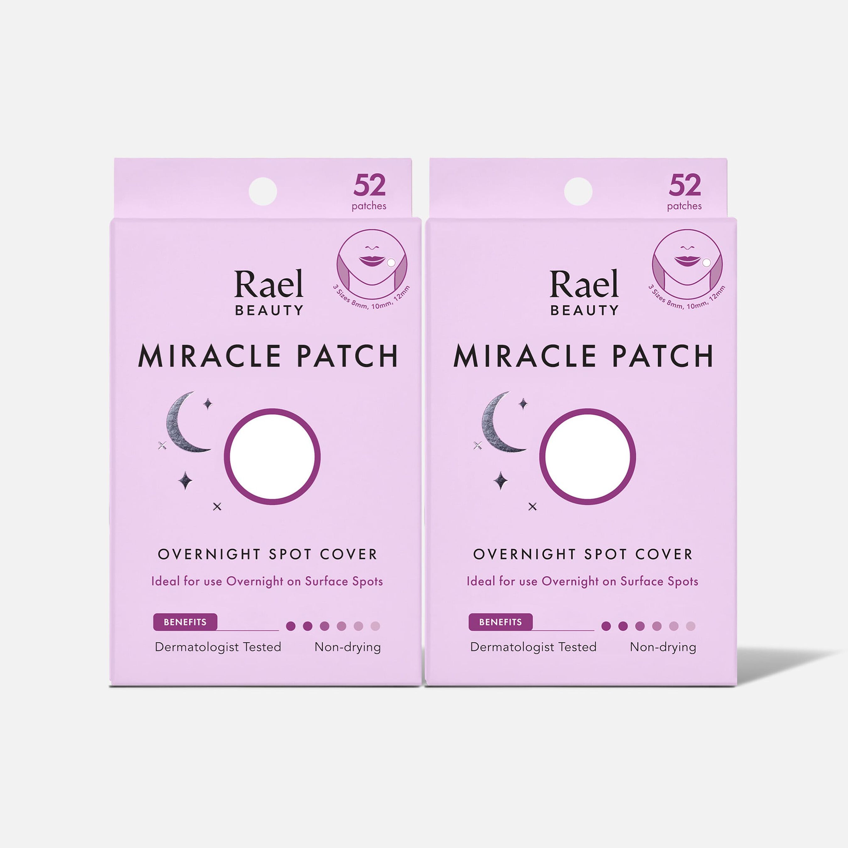 FSA Eligible Rael Beauty Miracle Patch Overnight Spot Cover, 52 ct. (2 ...