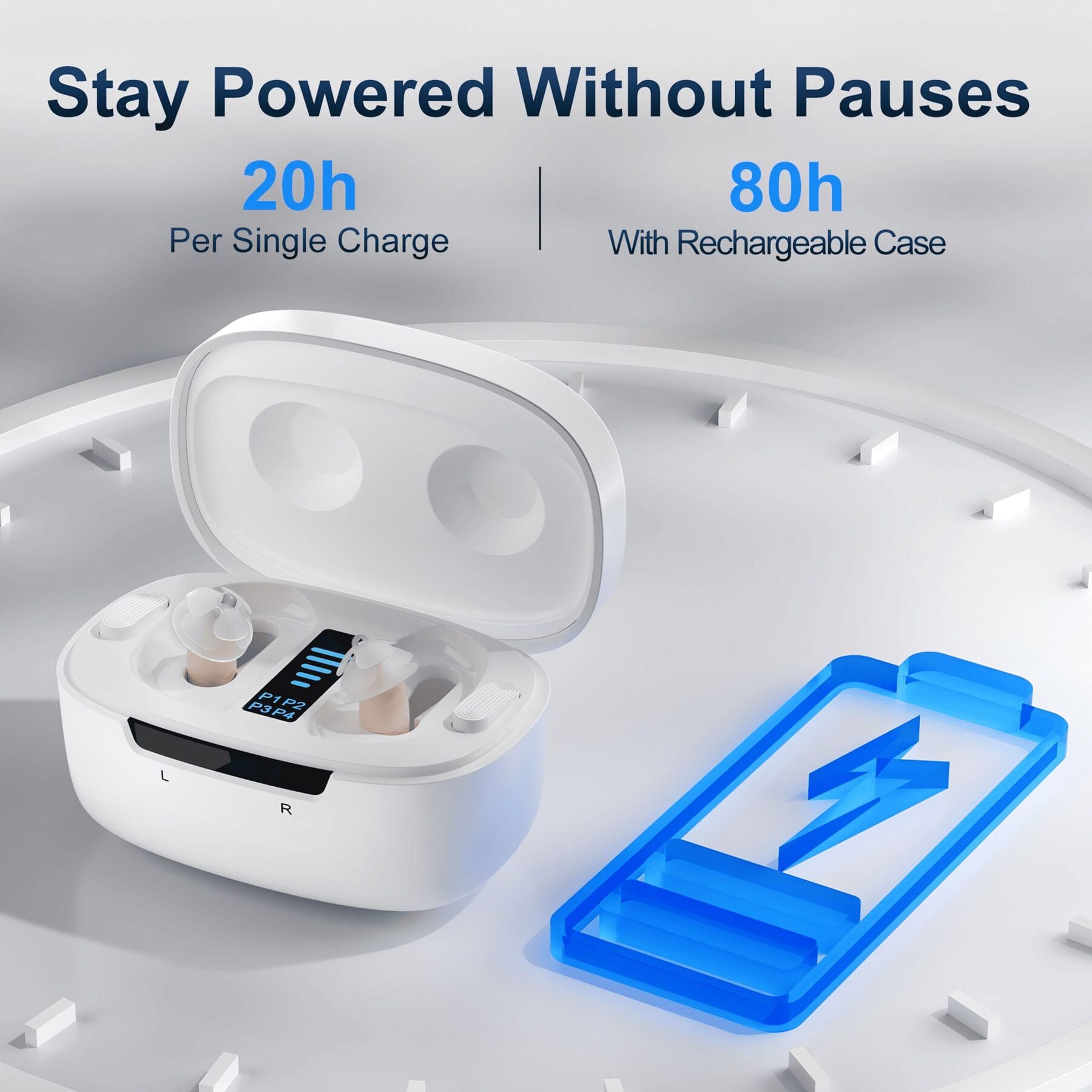 FSA Eligible Ceretone Core One Pro Invisible in Canal OTC Hearing Aids ...