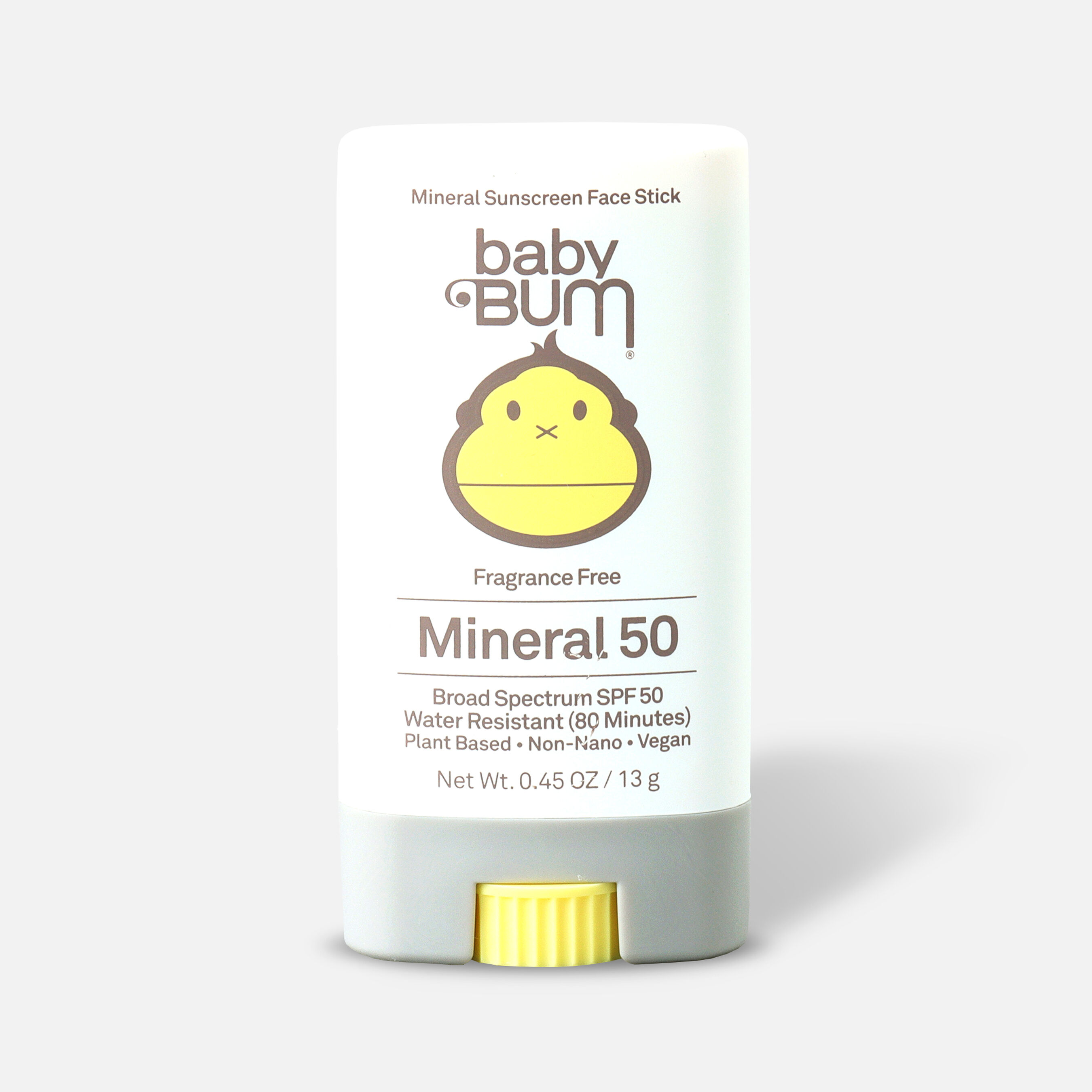 Baby Bum SPF 50 Mineral Sunscreen Face Stick, .45 oz.