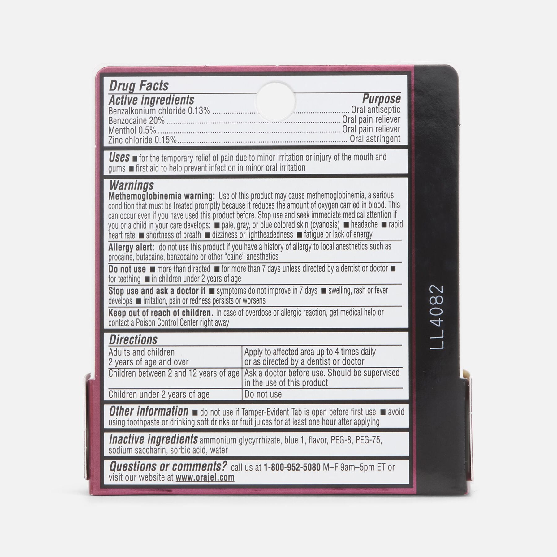 FSA Eligible Orajel 4X Medicated For Toothache and Gum, Gel .25 oz ...
