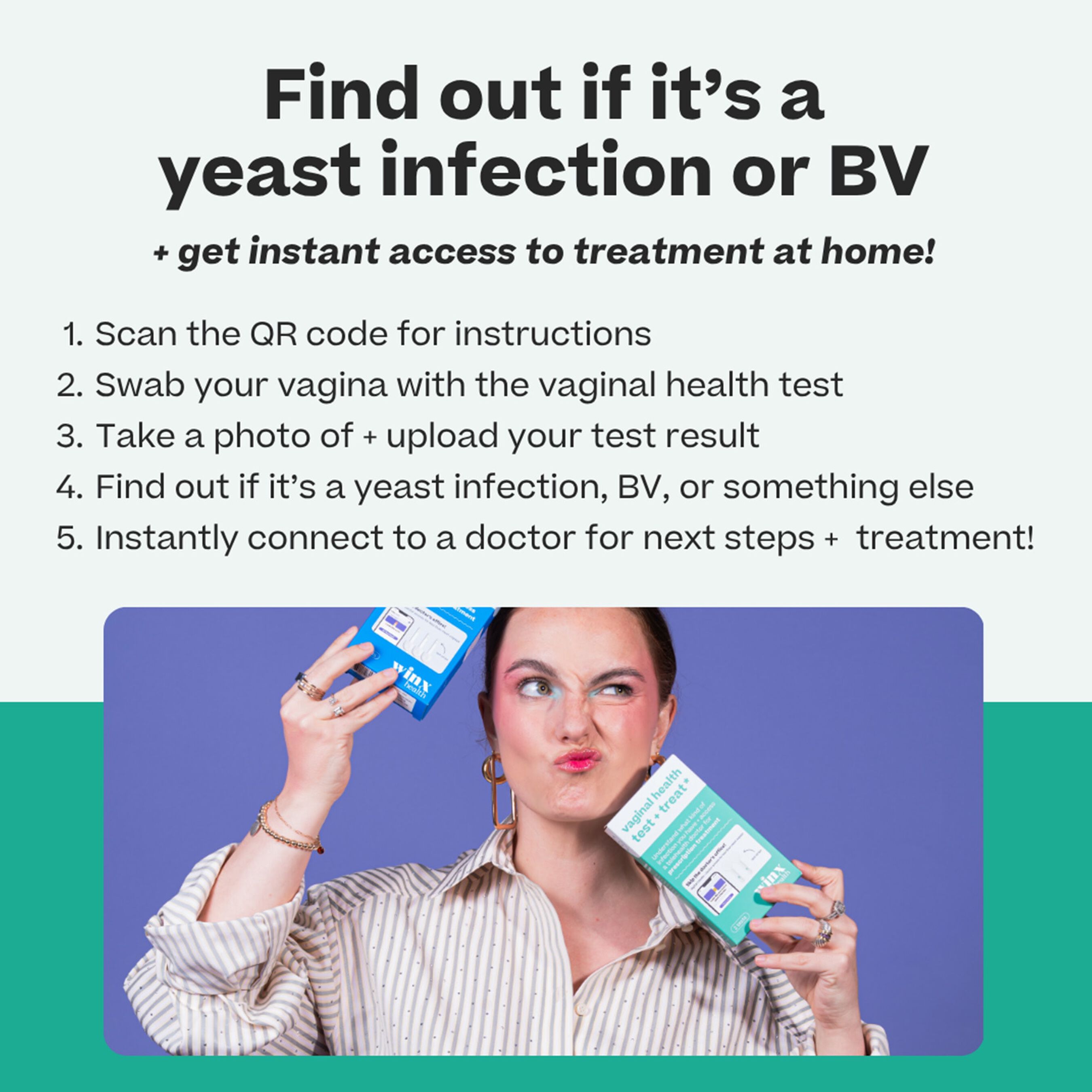 FSA Eligible Winx Health Vaginal PH Tests, 2-pack | FSA Store