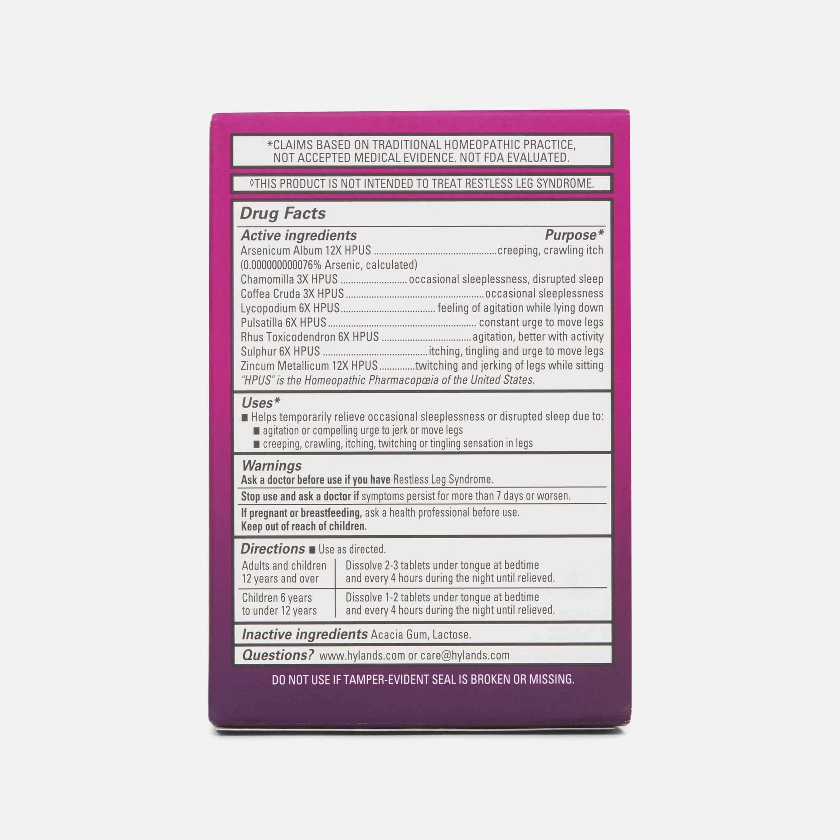 FSA Eligible Hyland's Restful Legs PM Tablets, 50 ct. | FSA Store