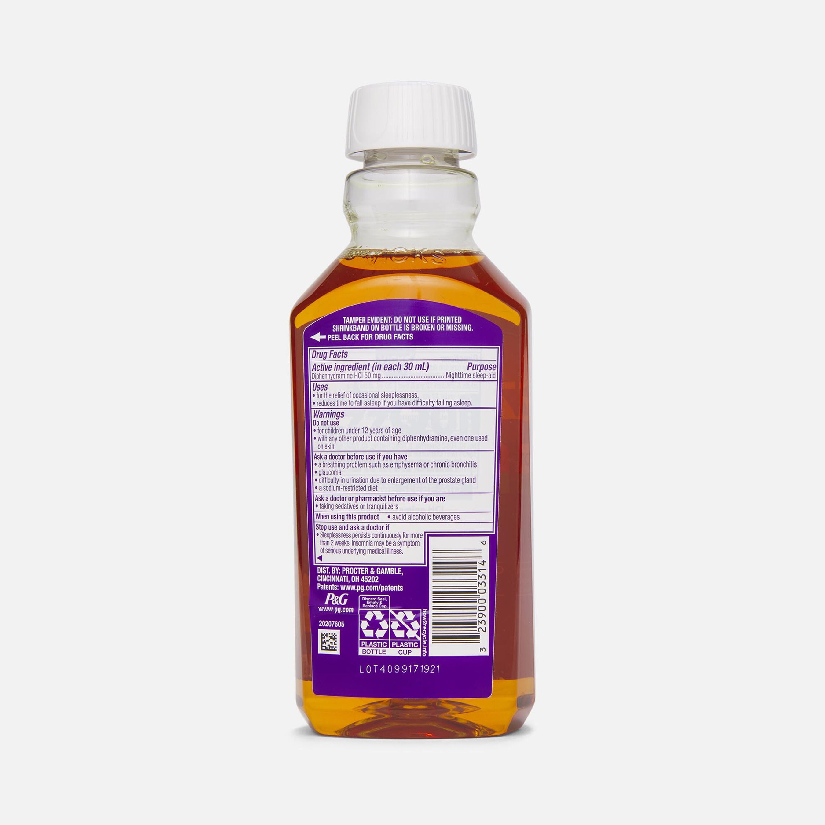 FSA Eligible Vicks ZzzQuil Soothing Sleep Nighttime Sleep-Aid Liquid ...