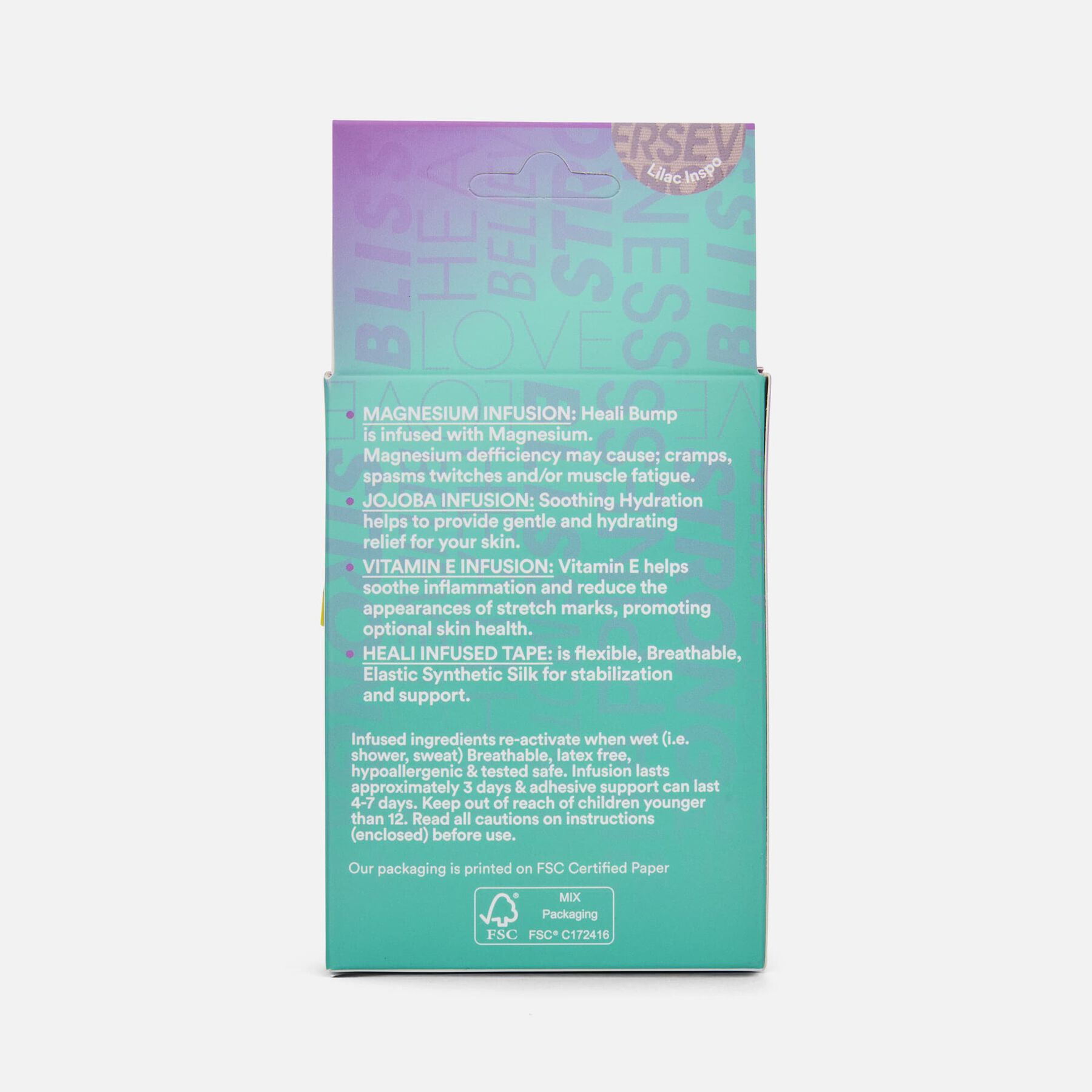 FSA Eligible Heali Bump Belly Kinesiology Tape Strips, 15 ct. | FSA Store