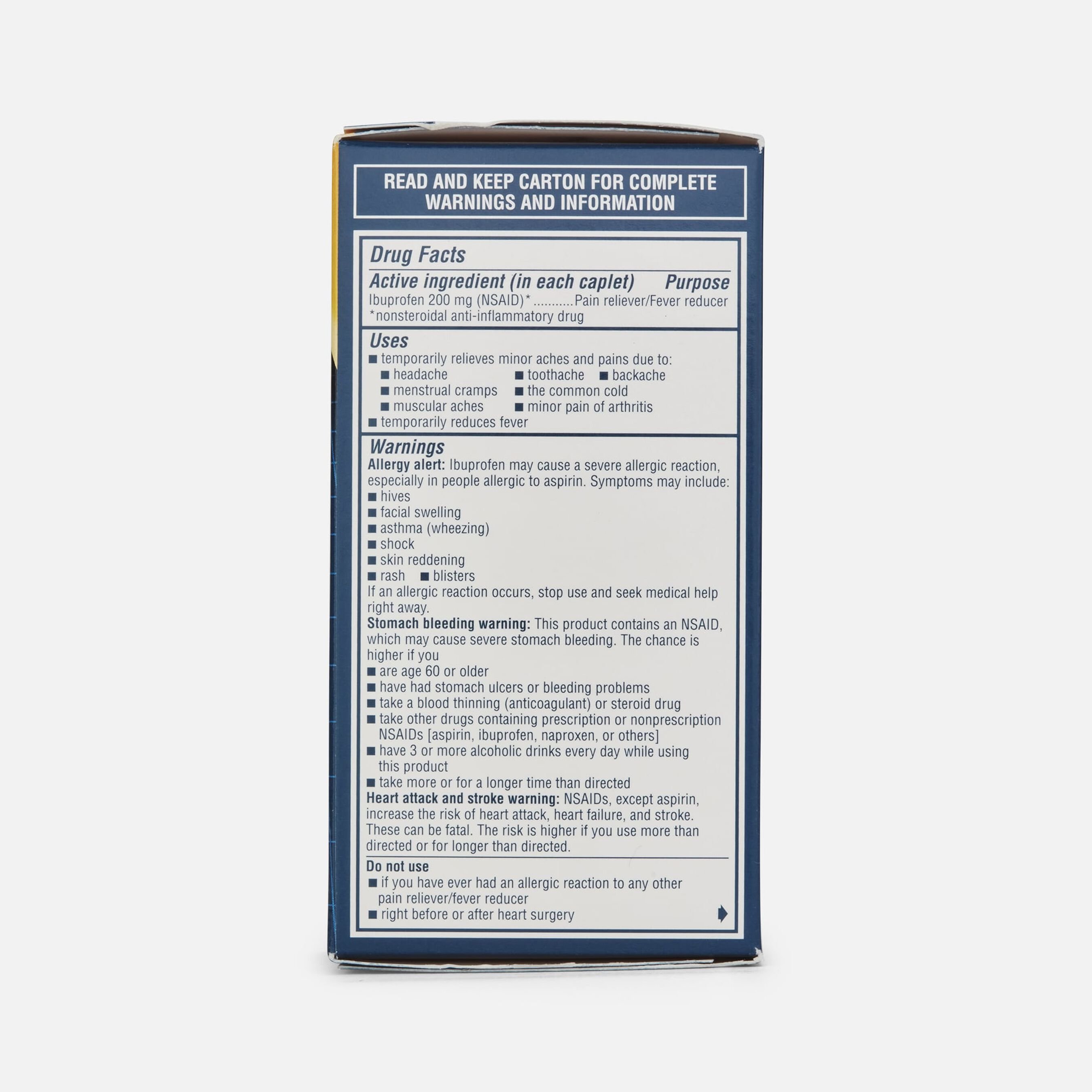 FSA Eligible Advil Ibuprofen Caplets, 200mg, 200 ct. | FSA Store